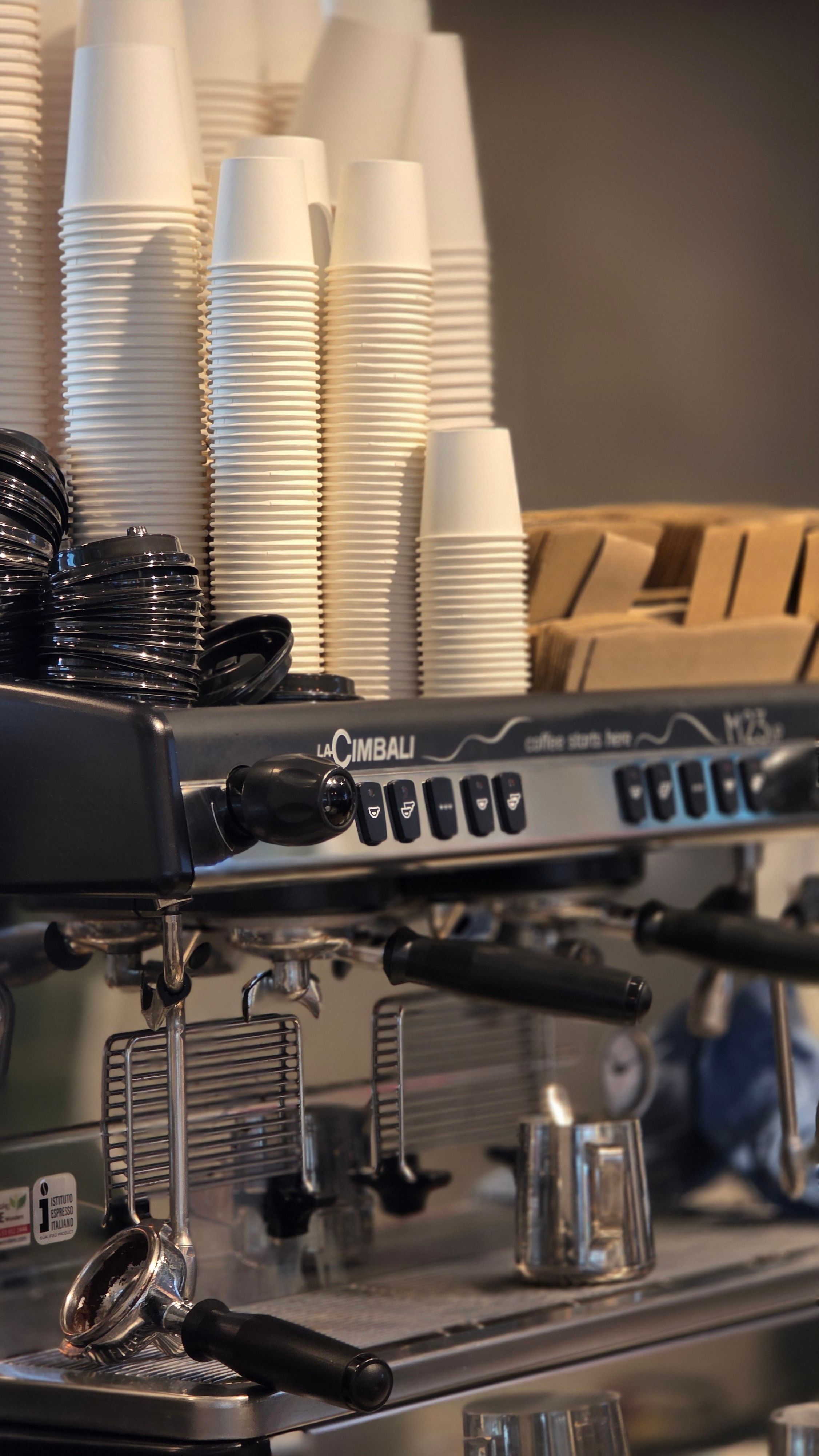 Modern Espresso Machine in a Café Setting · Free Stock Photo