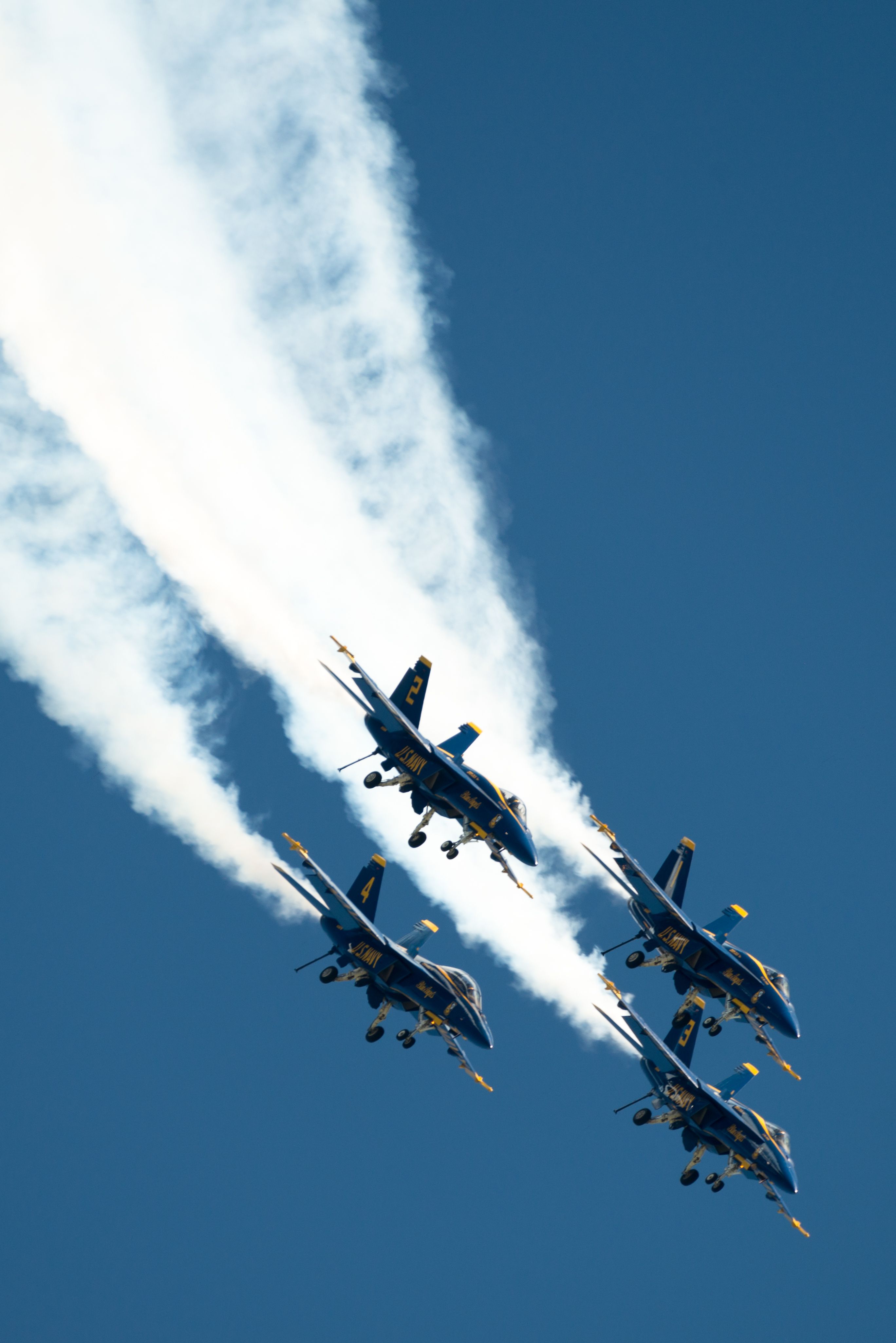 Blue Angels Performing Aerobatic Maneuvers · Free Stock Photo