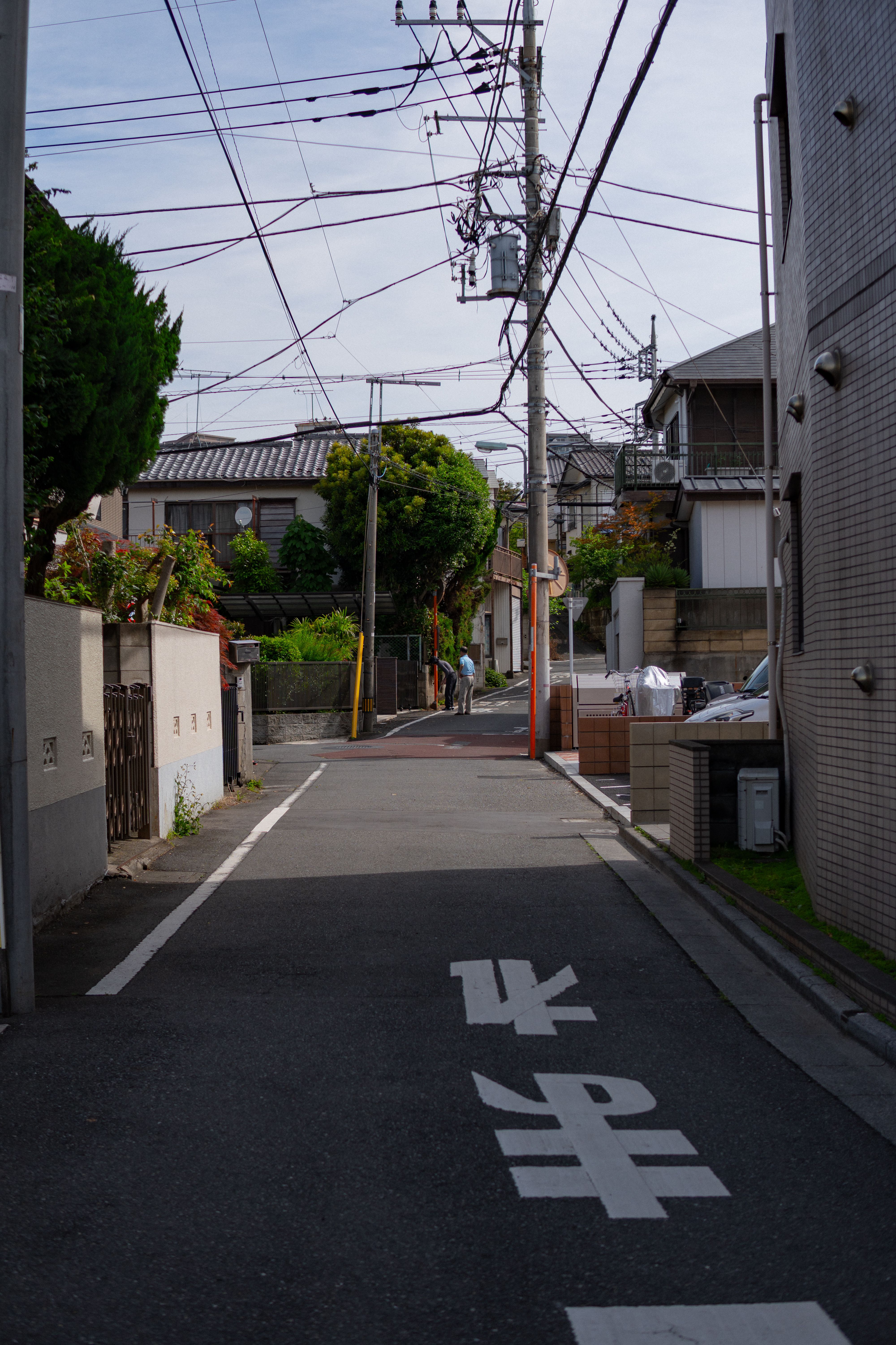 Quiet Residential Street in Urban Japan · Free Stock Photo