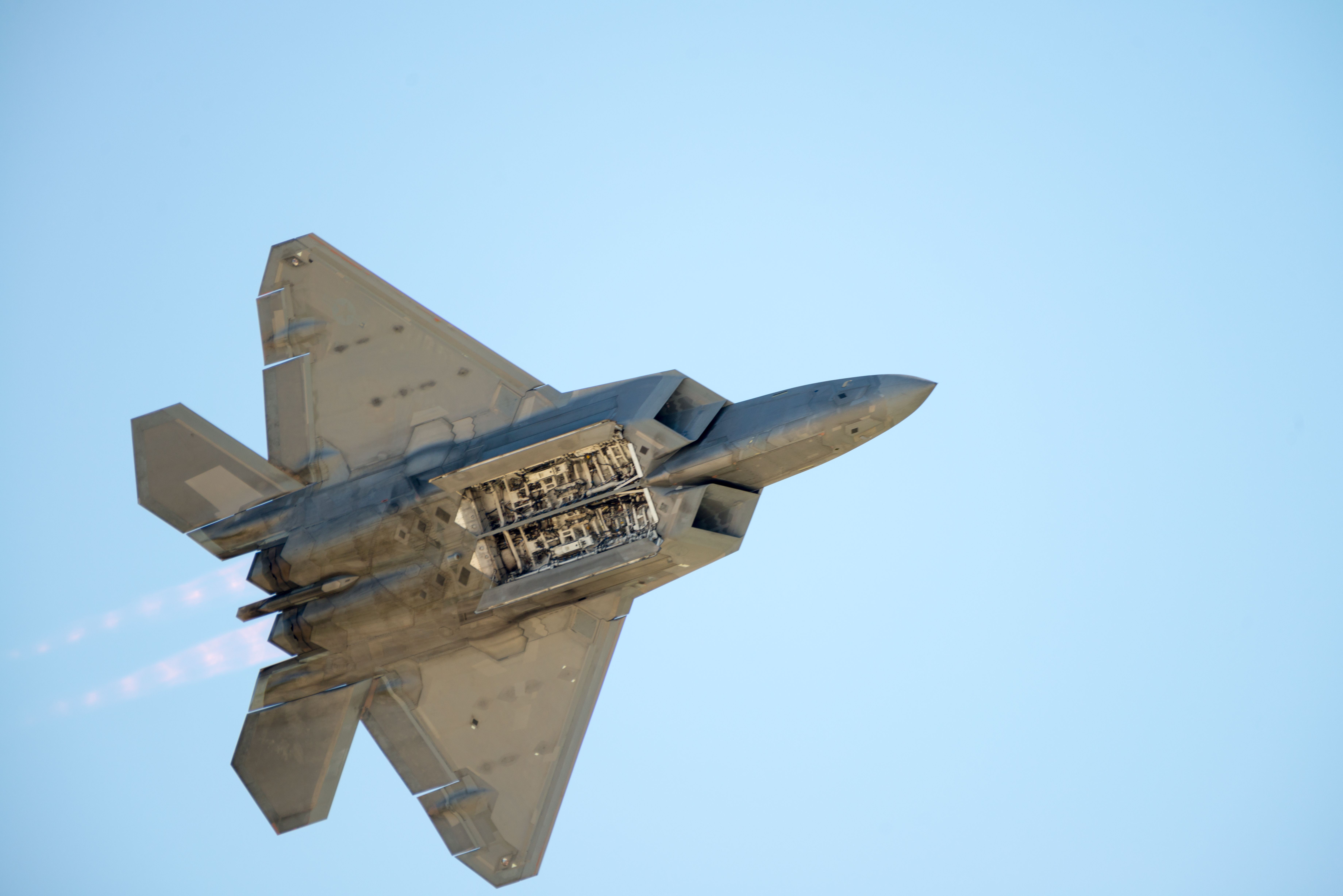 High-Speed Aerial Maneuver of a Fighter Jet · Free Stock Photo