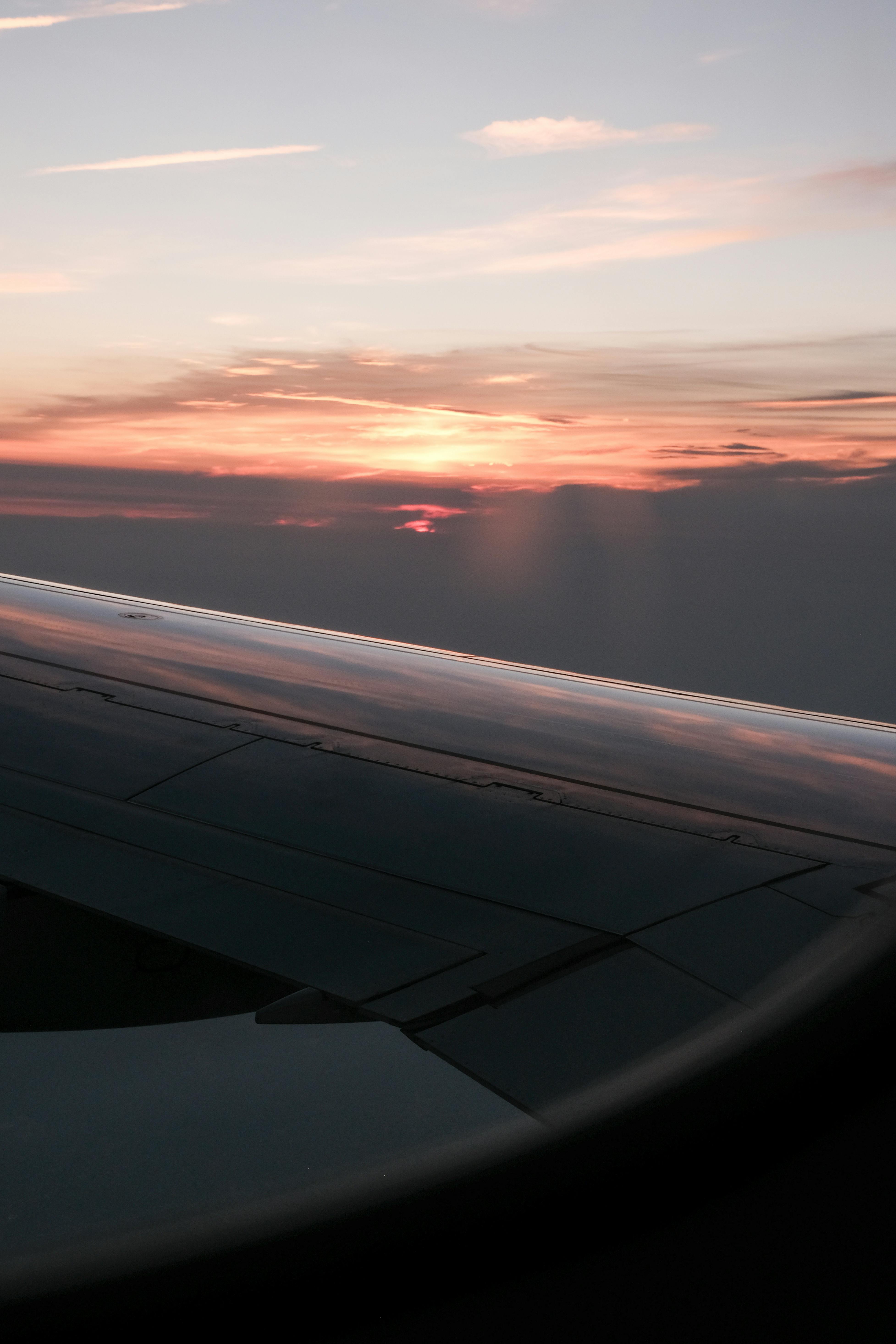 Oval Window Pane in Plane · Free Stock Photo