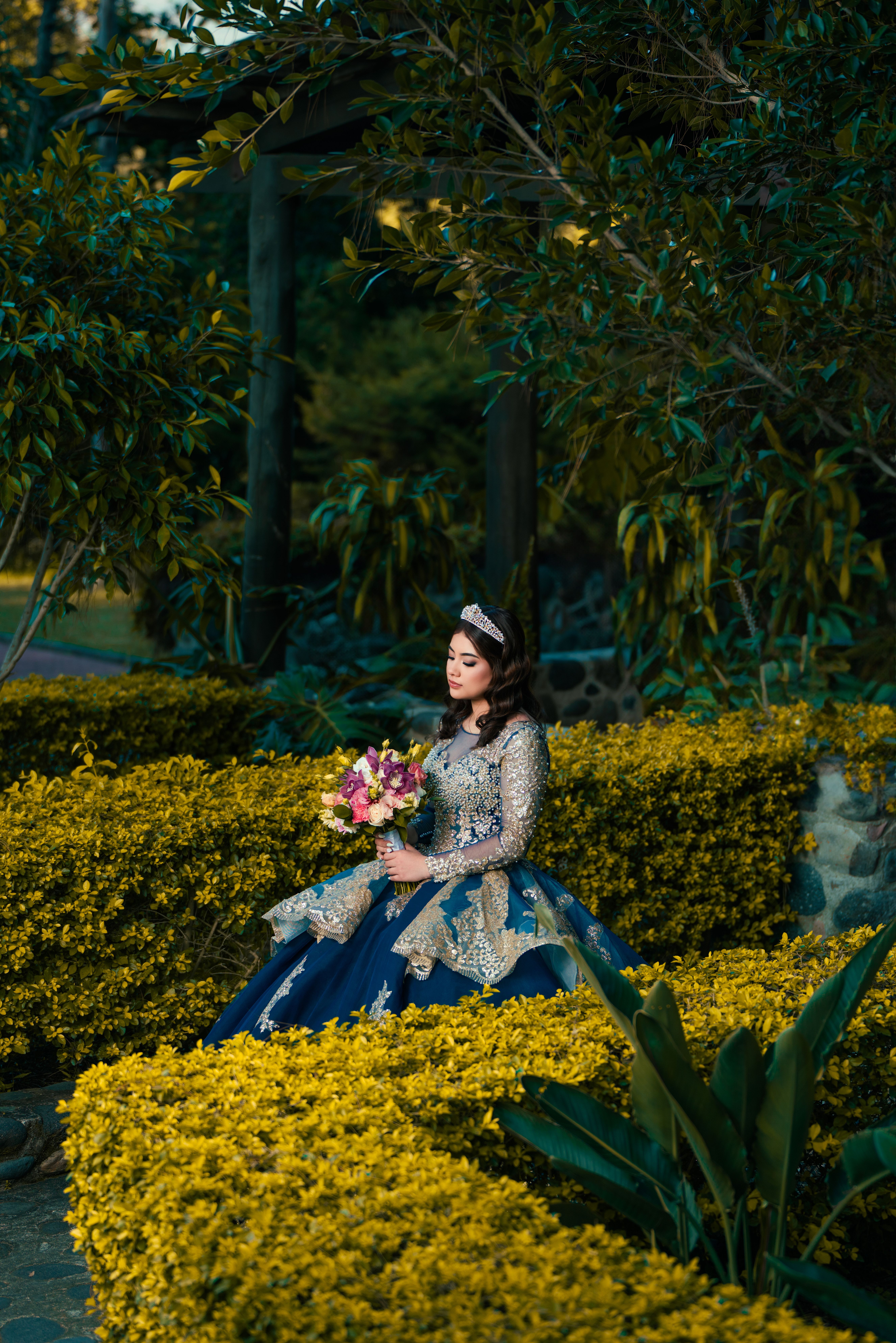 Enchanted Garden Portrait of a Young Woman · Free Stock Photo
