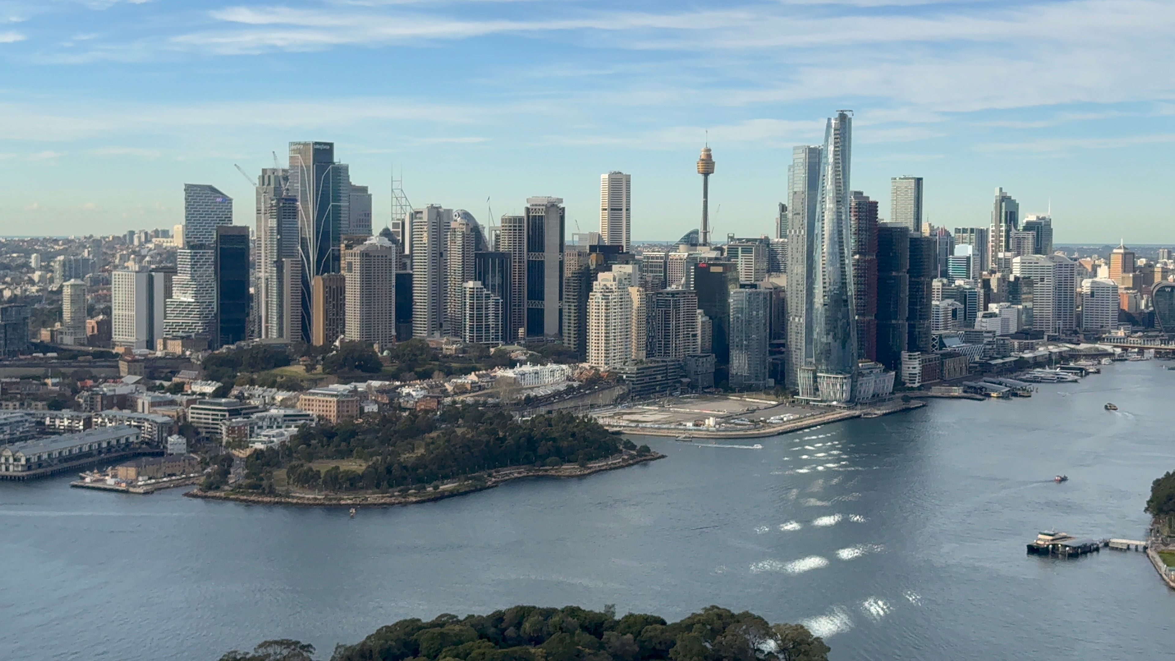Aerial Overview of Port Jackson · Free Stock Photo