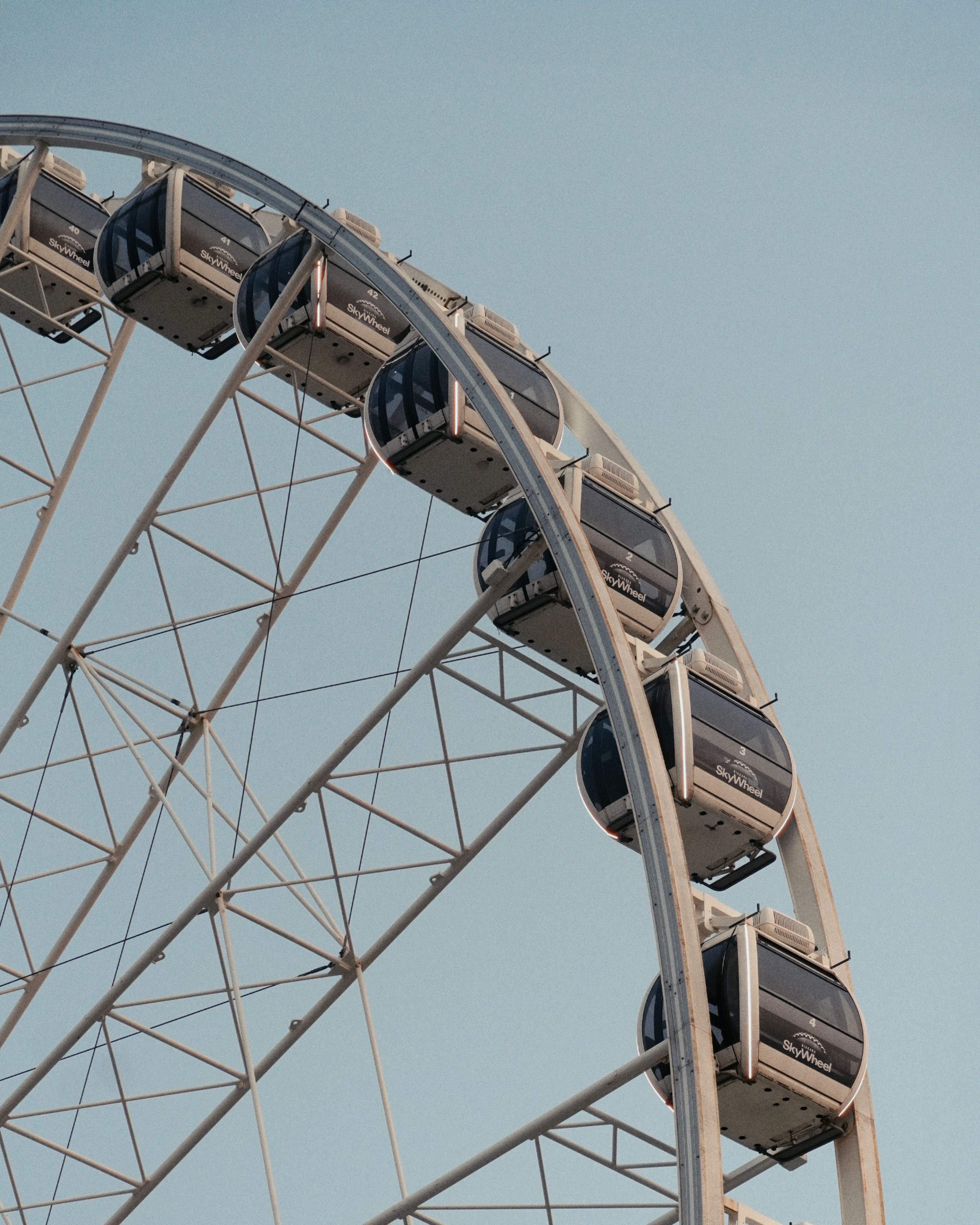 Modern Ferris Wheel Against Clear Sky at Niagara Falls · Free Stock Photo