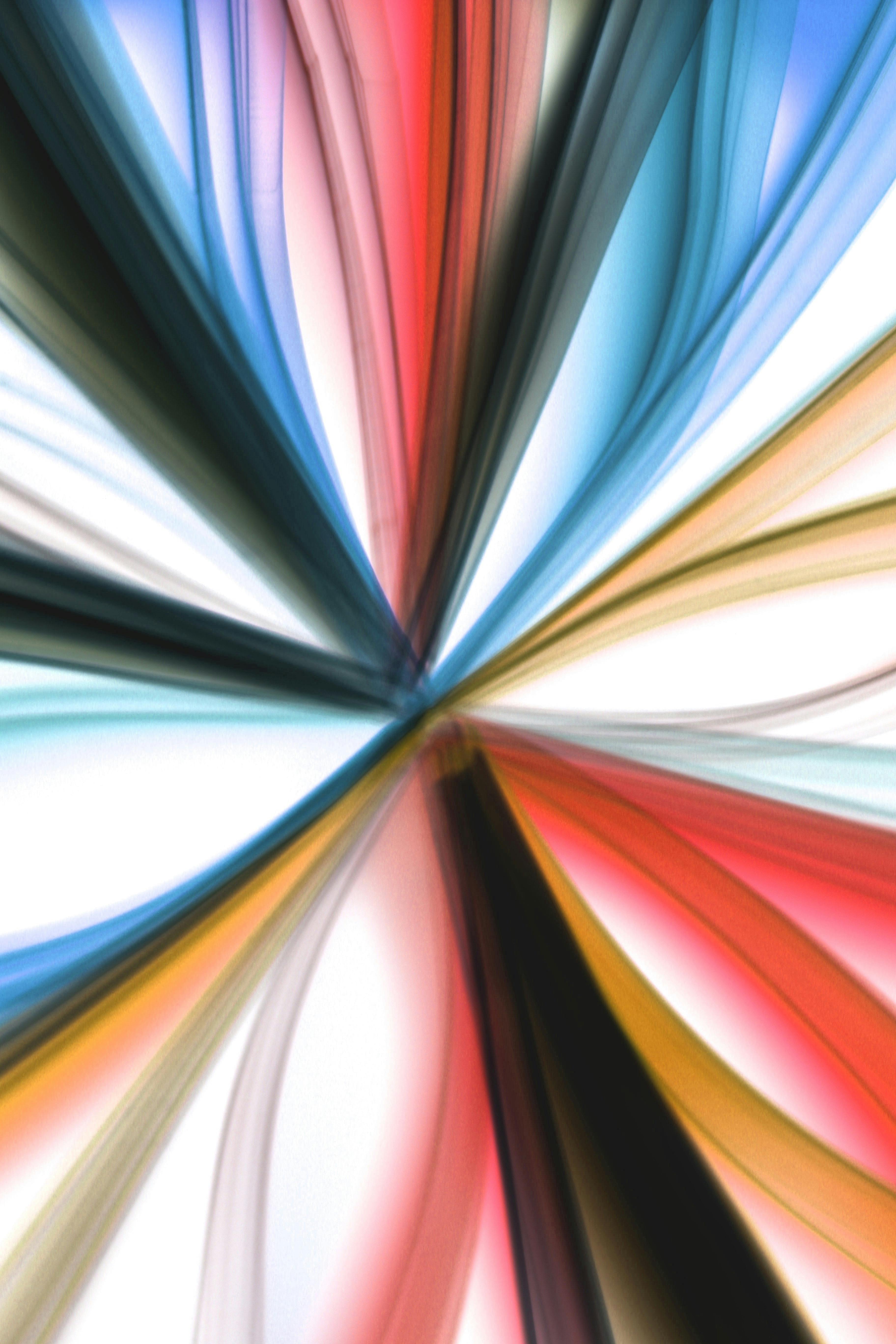 Blue, Green, Orange and Red Rainbow Design Decoration · Free Stock Photo