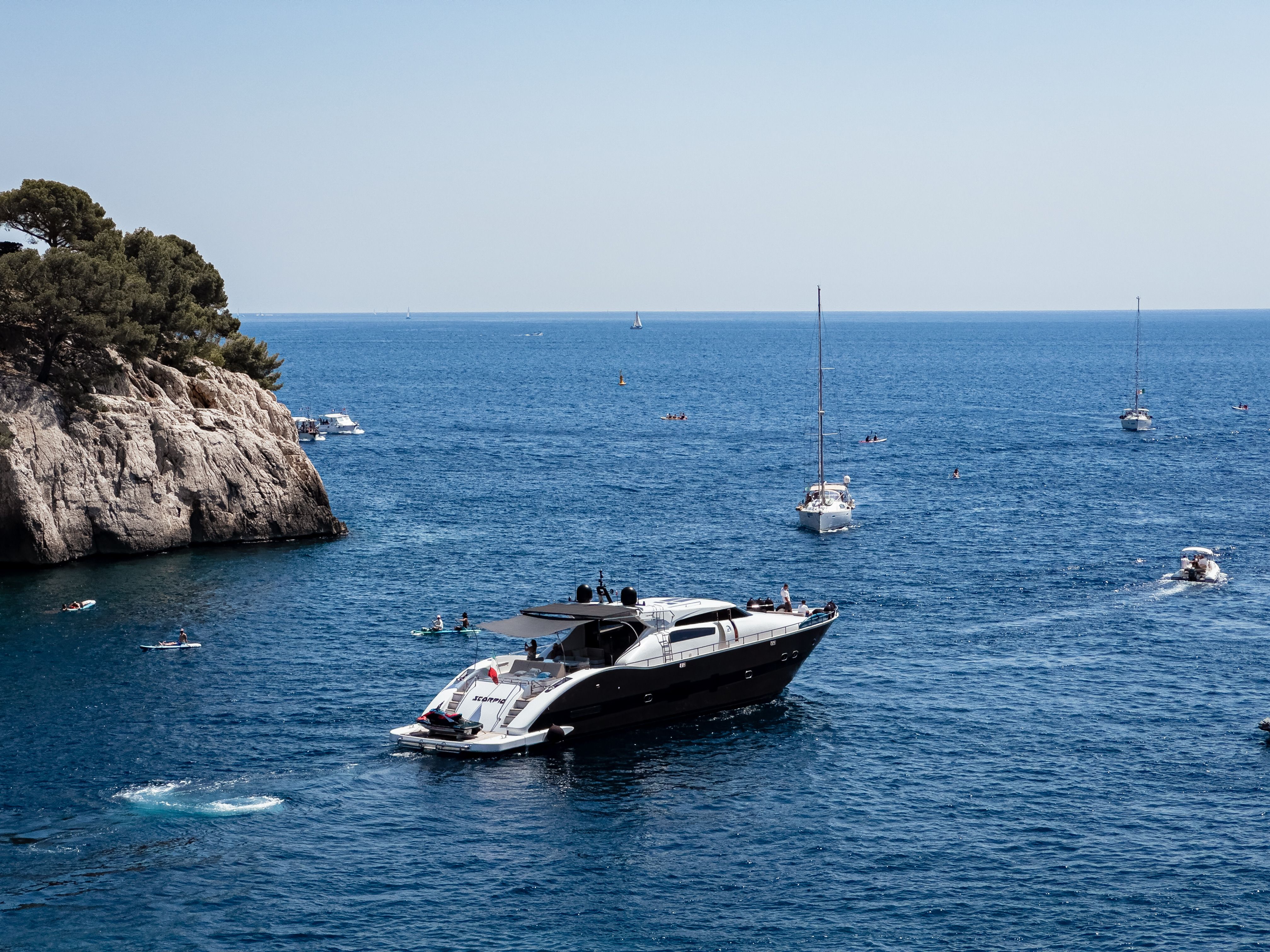A Top View of a Speedboat · Free Stock Photo