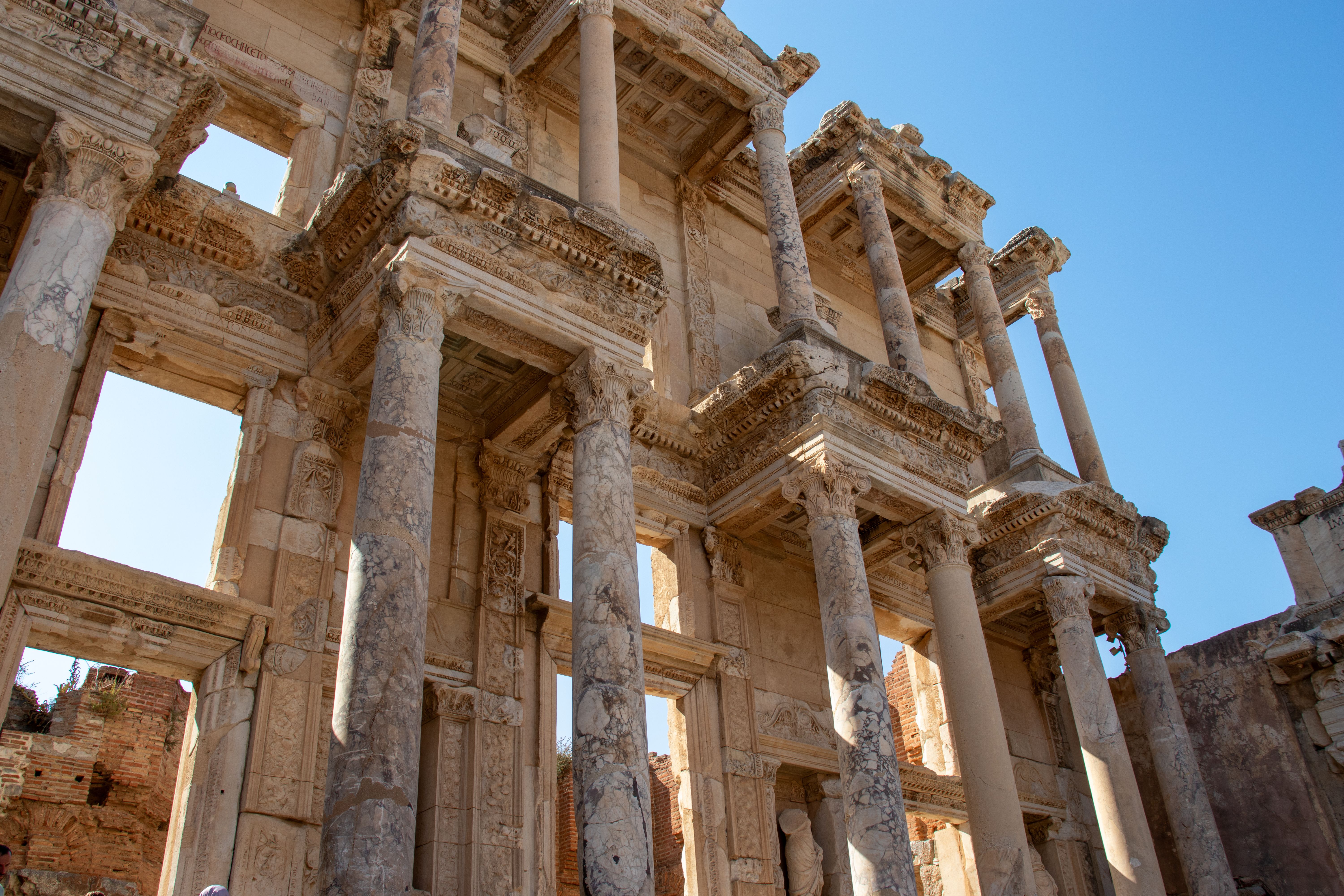 Ancient Ruins of the Celsus Library in Ephesus · Free Stock Photo