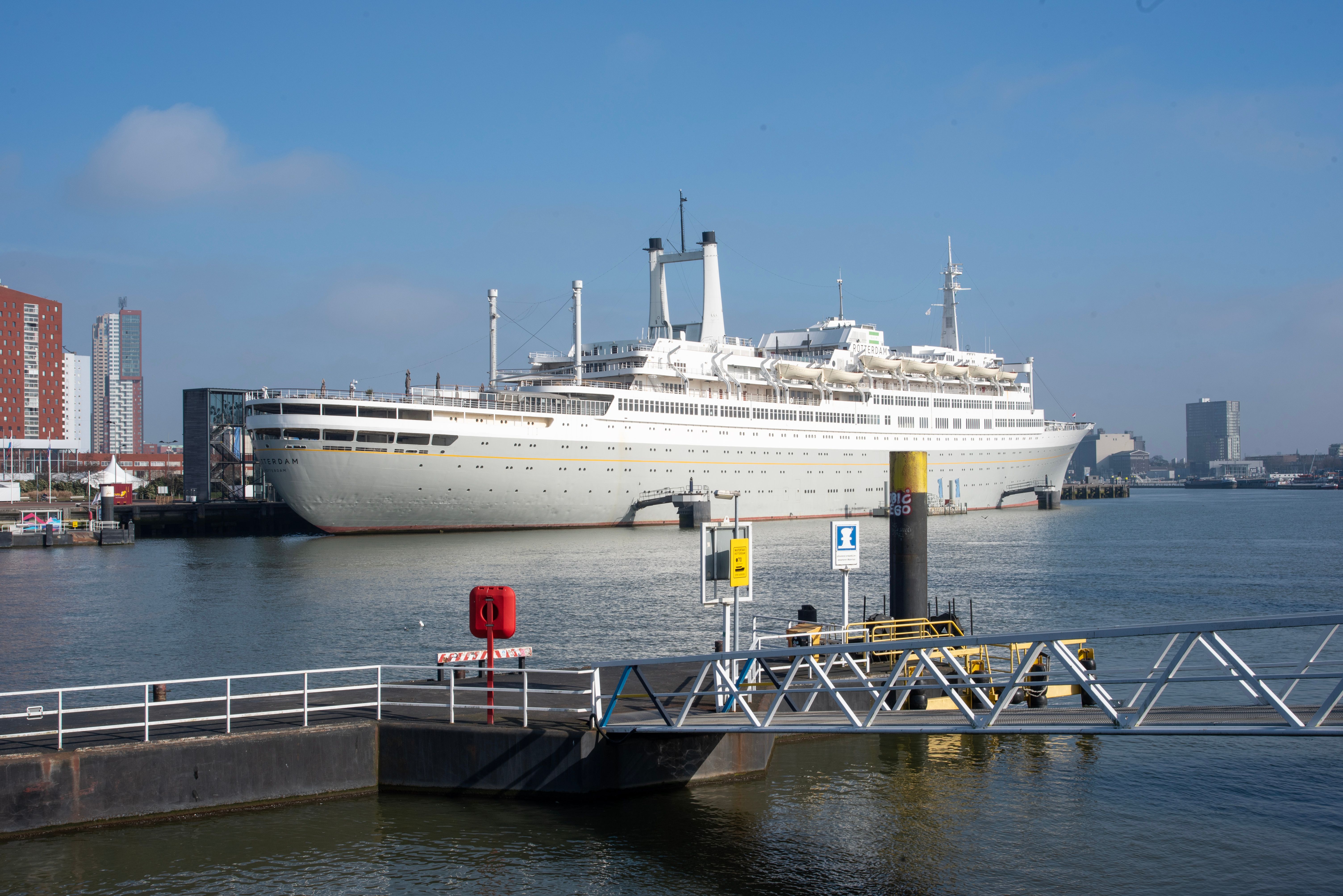 Majestic Cruise Ship Docked in Rotterdam Port · Free Stock Photo