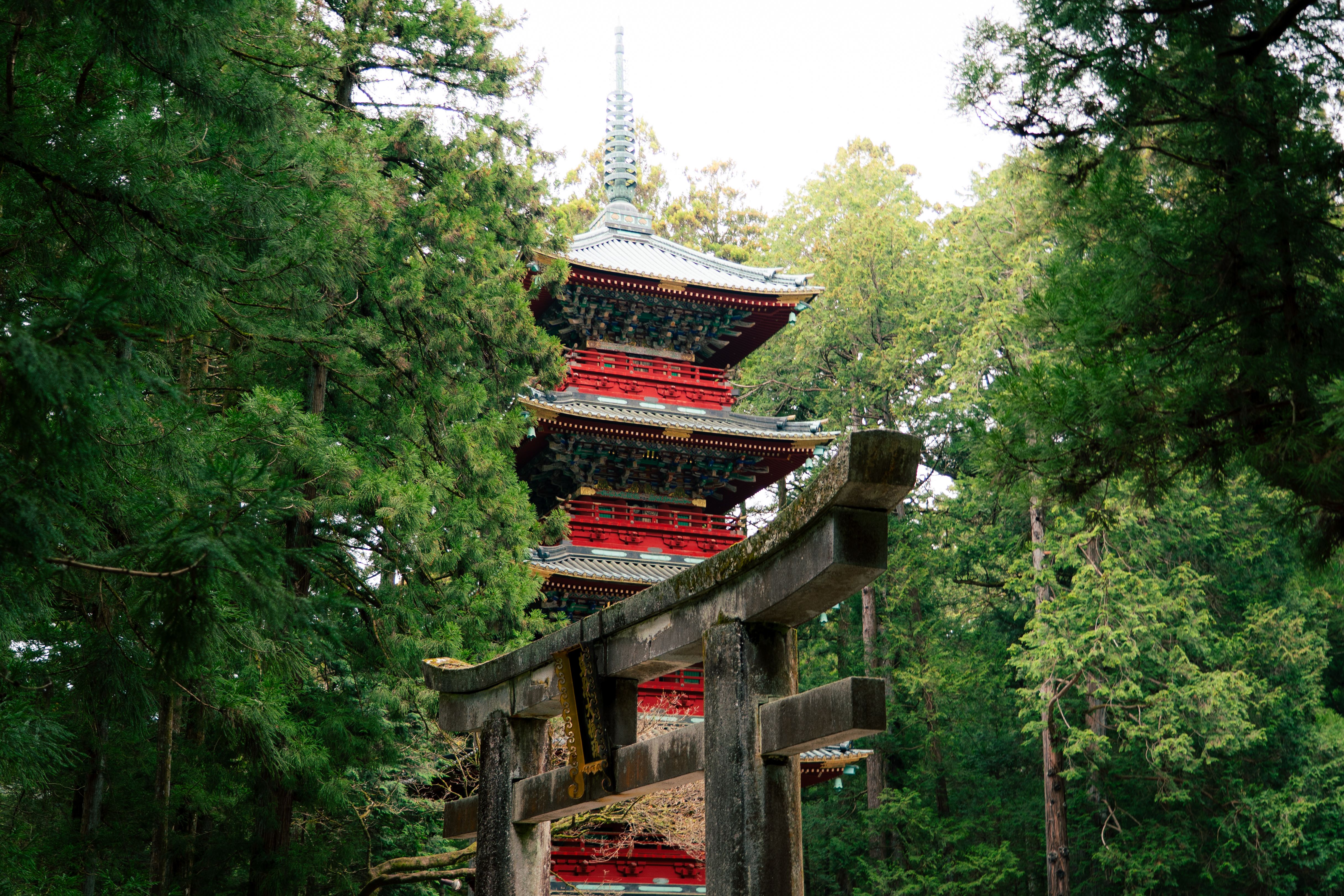 Ornate Toshogu Shrine at Taiyu-in Buddhist Temple, Nikko, Japan · Free ...