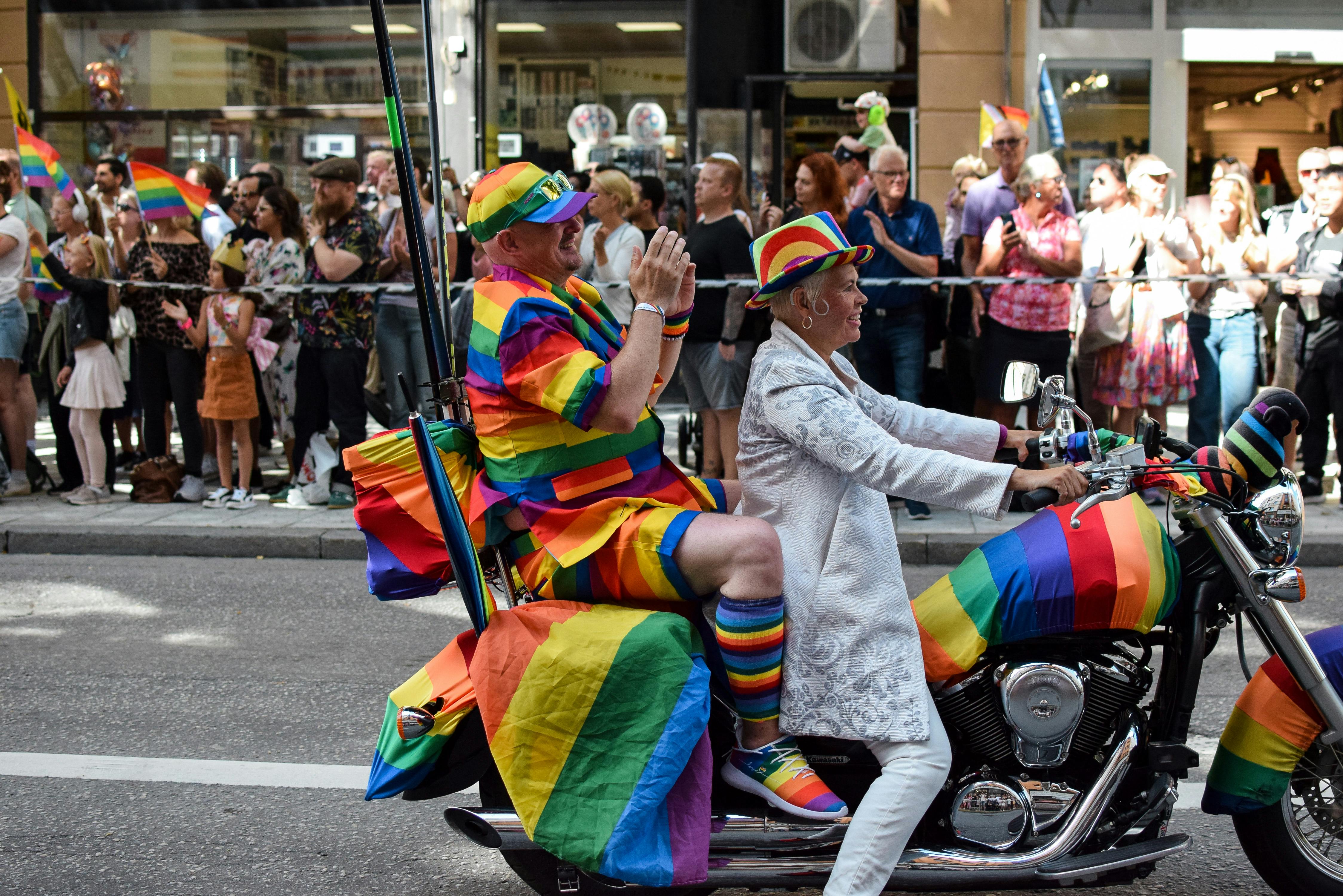 People and Cars on a Pride Parade · Free Stock Photo