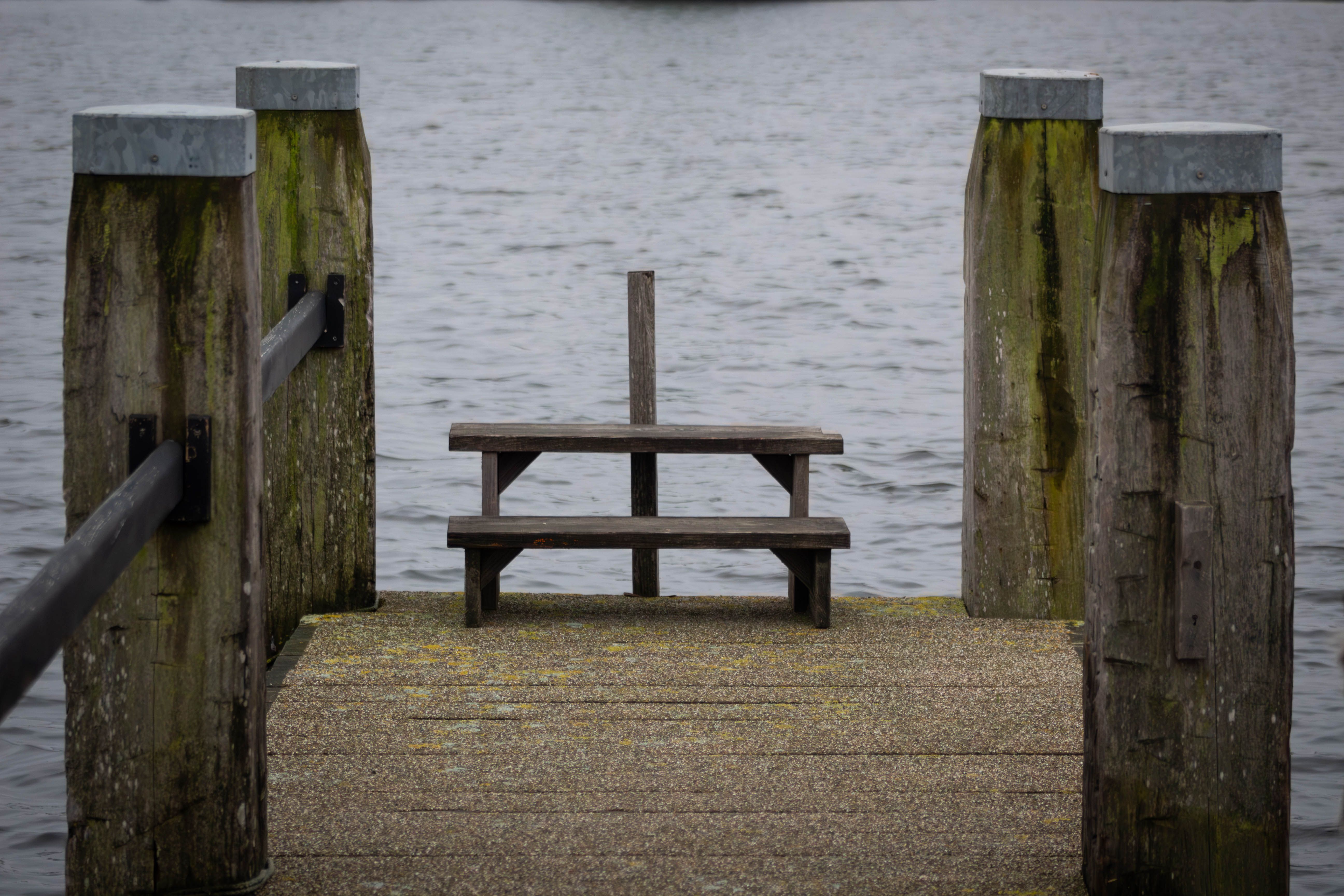 Serene Wooden Dock Overlooking Calm Waters · Free Stock Photo