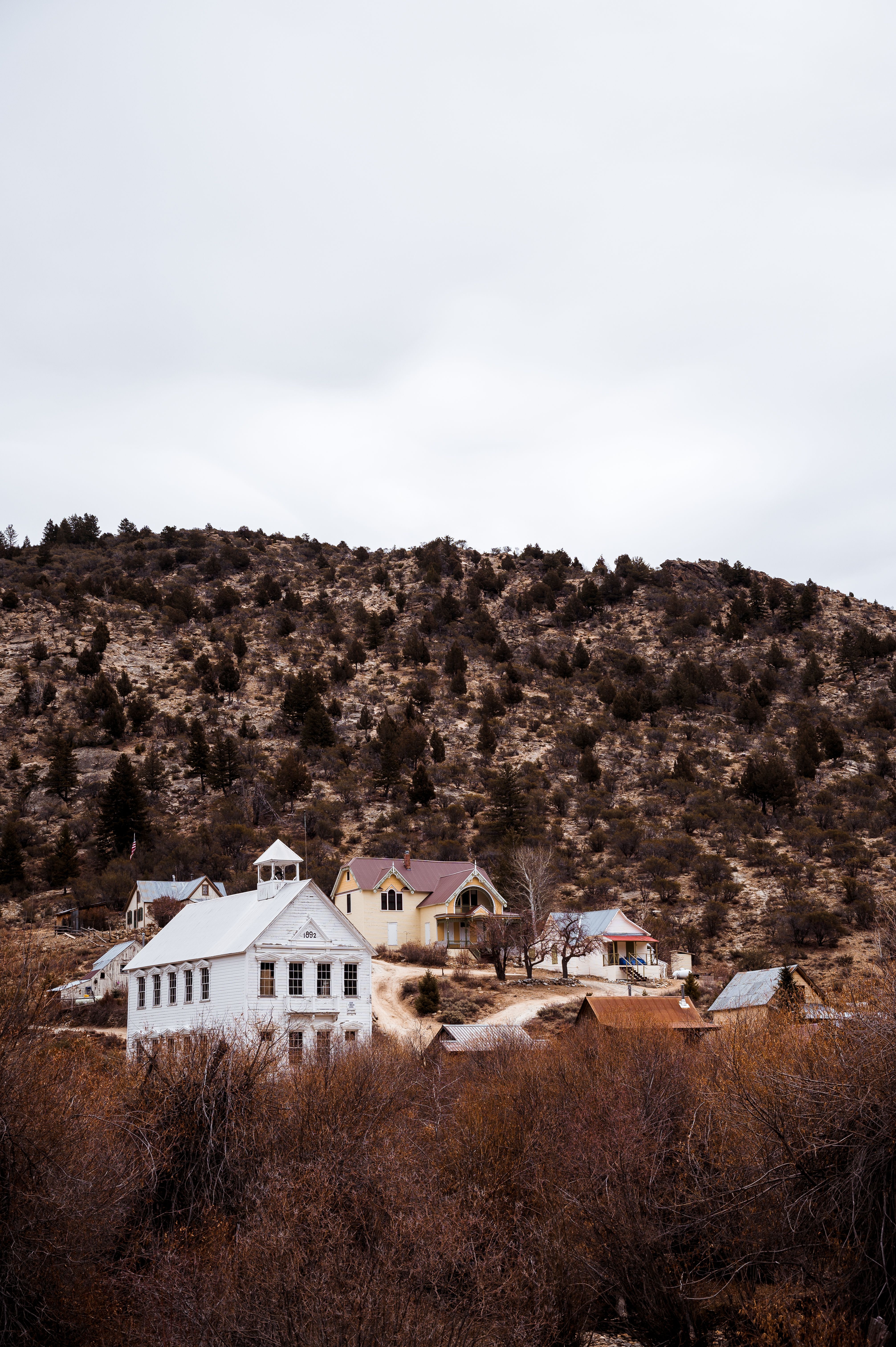 Houses on Field · Free Stock Photo