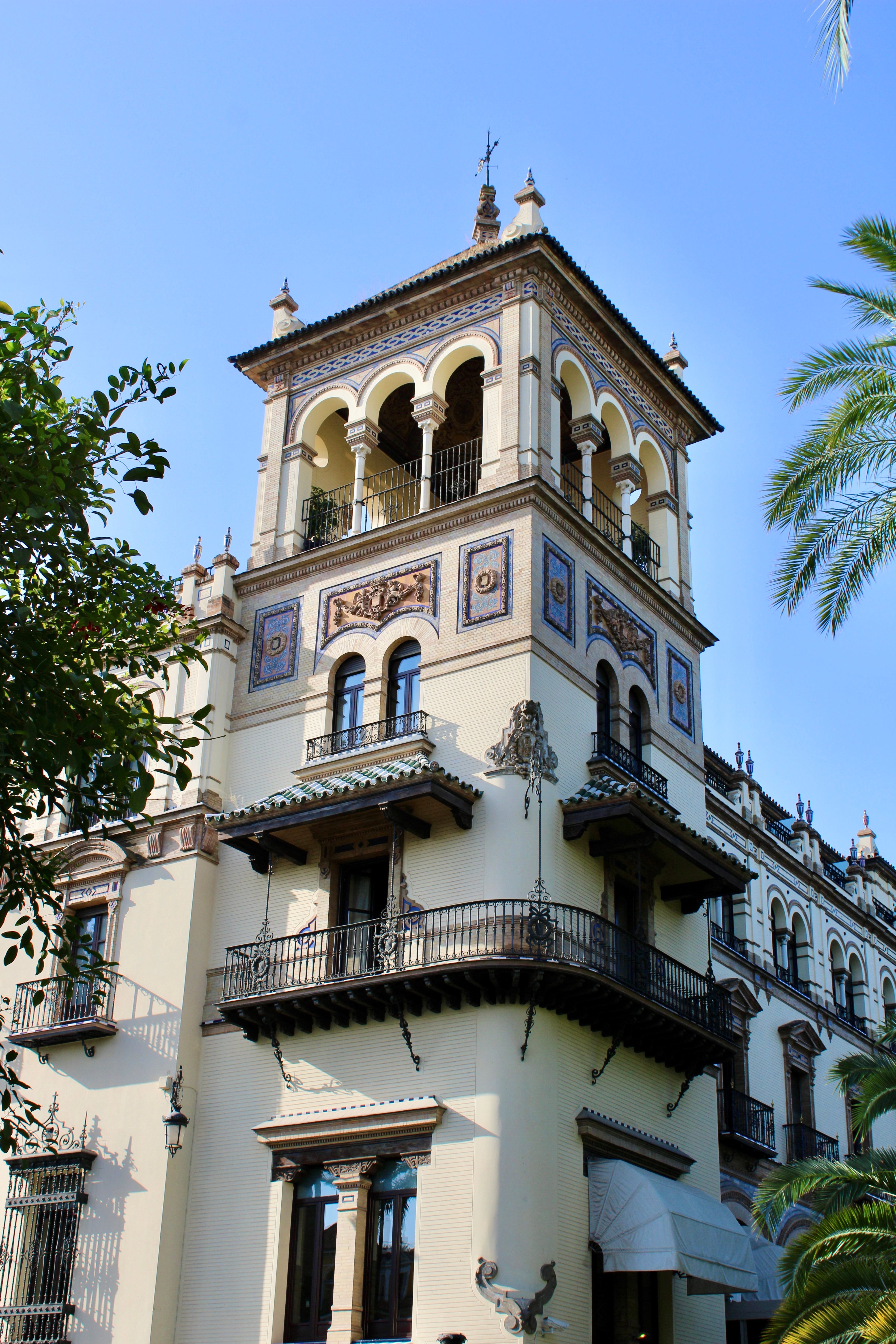 Historic Building in Seville with Moorish Architecture · Free Stock Photo