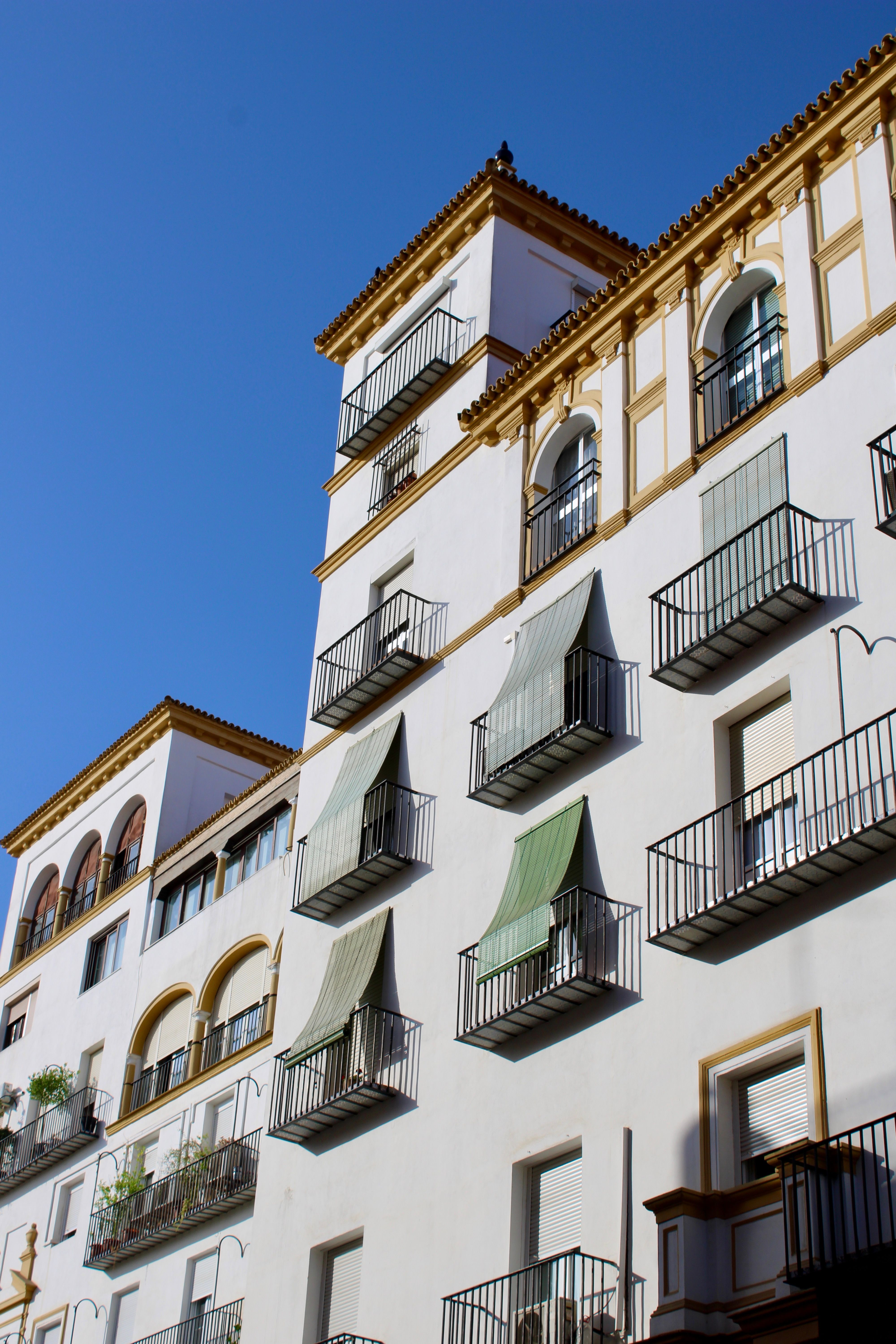 Traditional Andalusian Architecture in Seville · Free Stock Photo