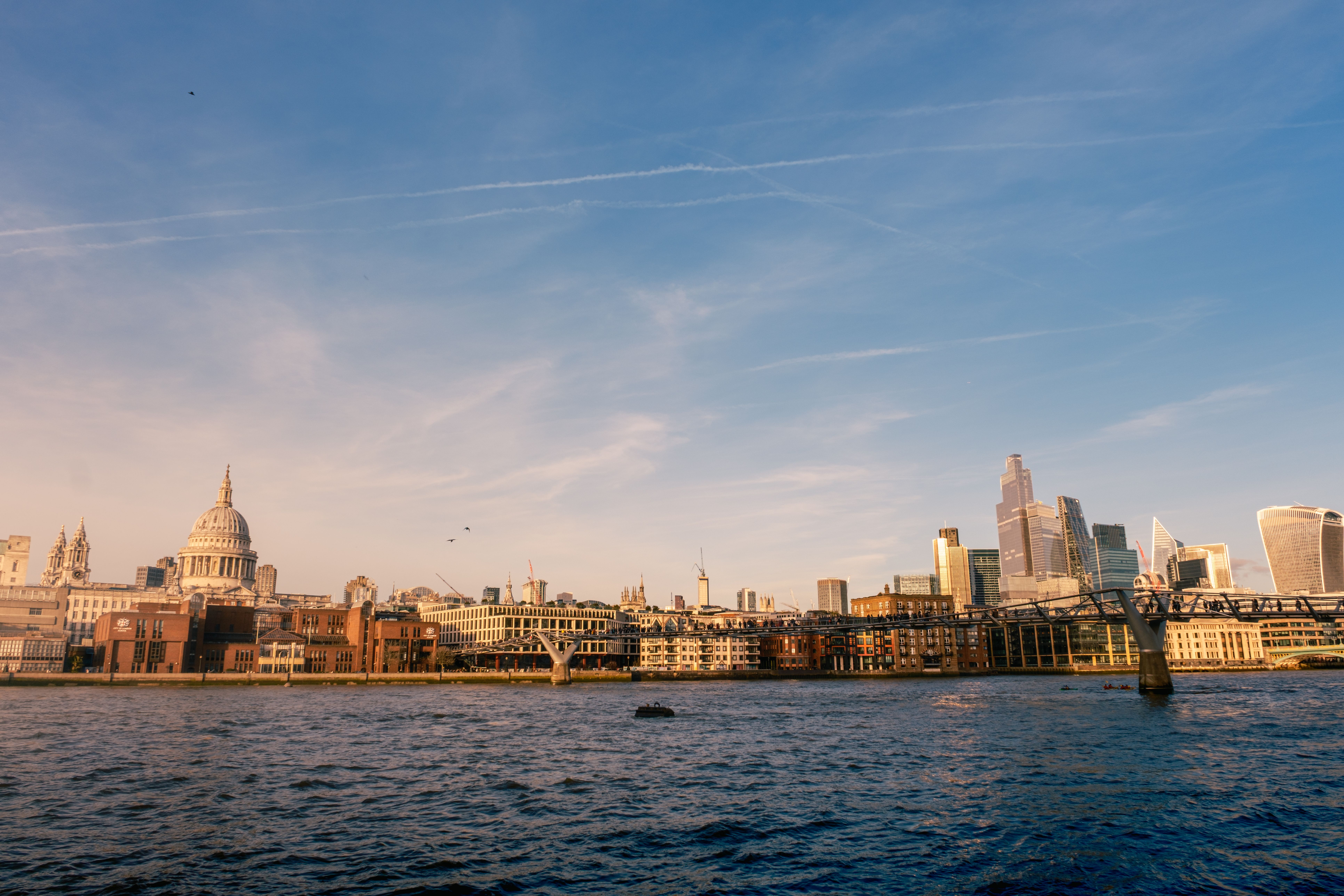 Stunning View of London's Iconic Skyline at Sunset · Free Stock Photo