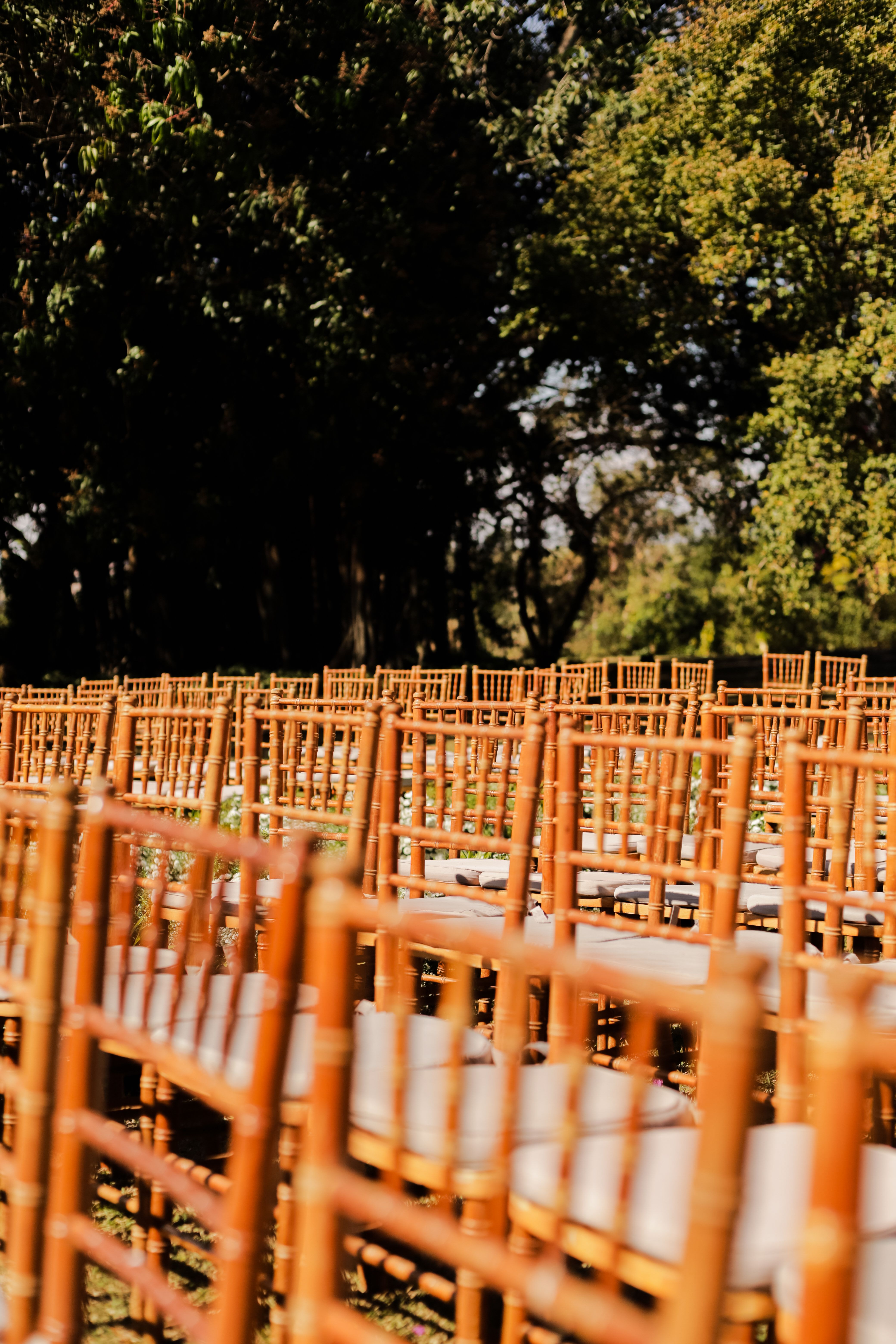 Beautiful Outdoor Wedding Ceremony Setup in São Paulo · Free Stock Photo