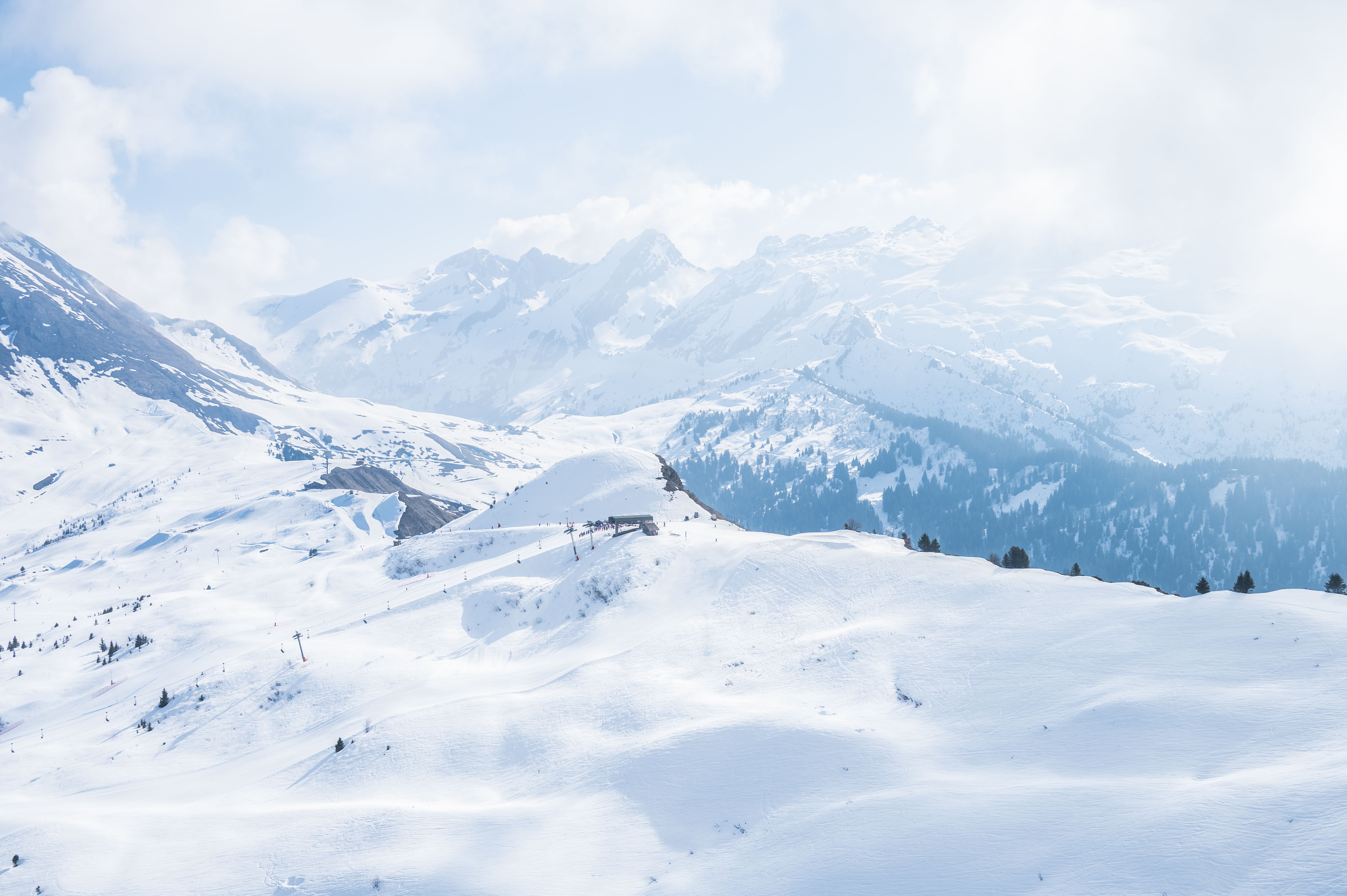 Alpine Winter Landscape Wallpapers Winter's Alpine Glow