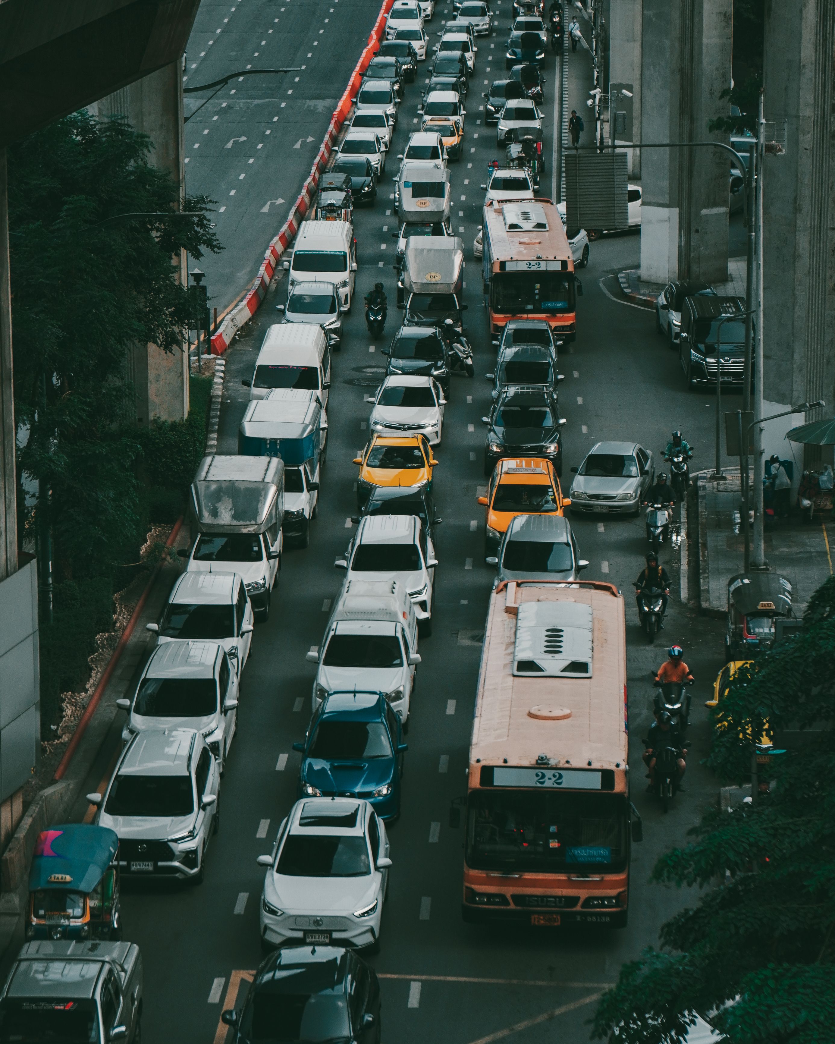 Traffic Jam in Bangkok's Busy Streets · Free Stock Photo