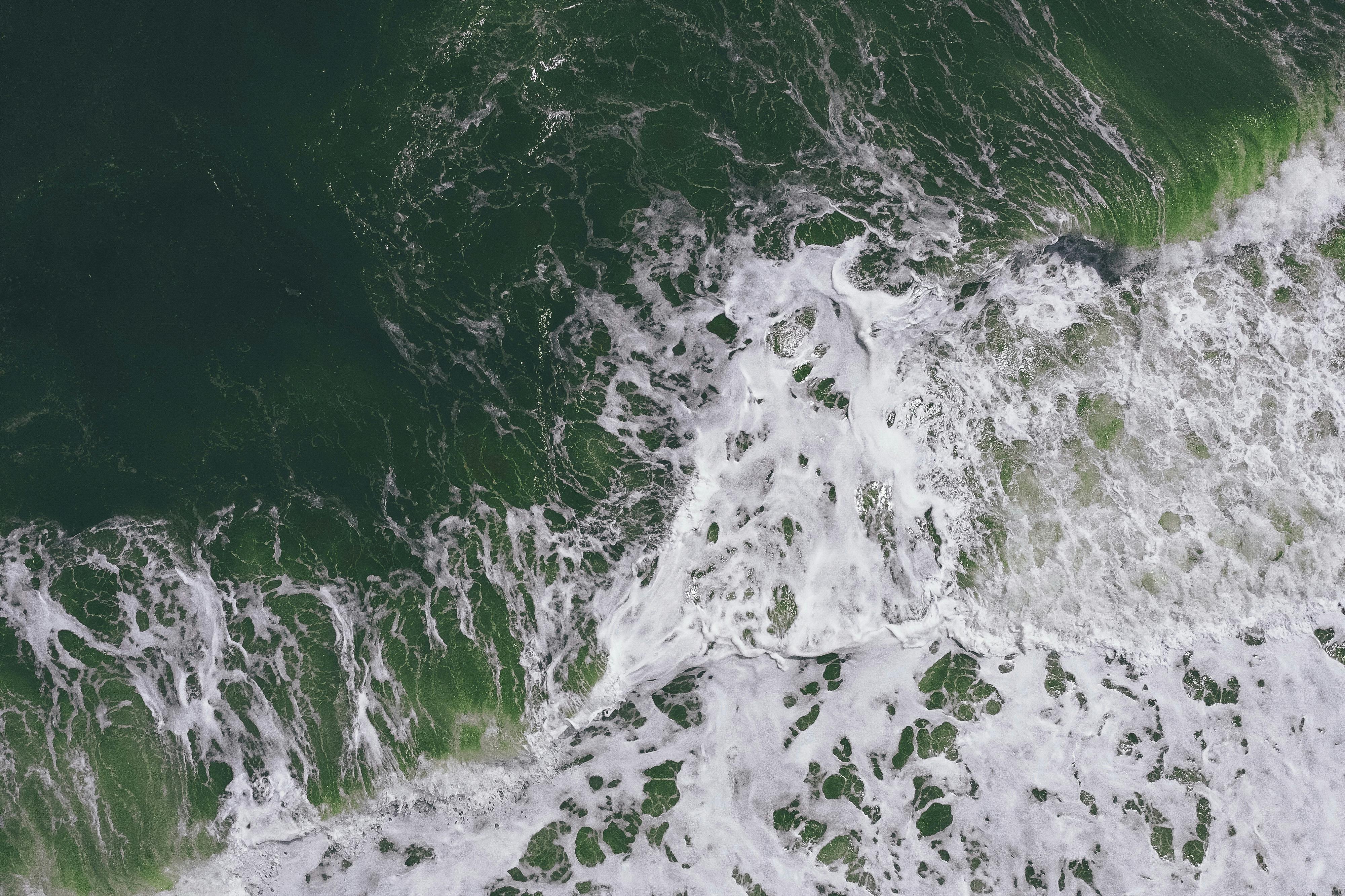 Top View Photo Sea Waves · Free Stock Photo