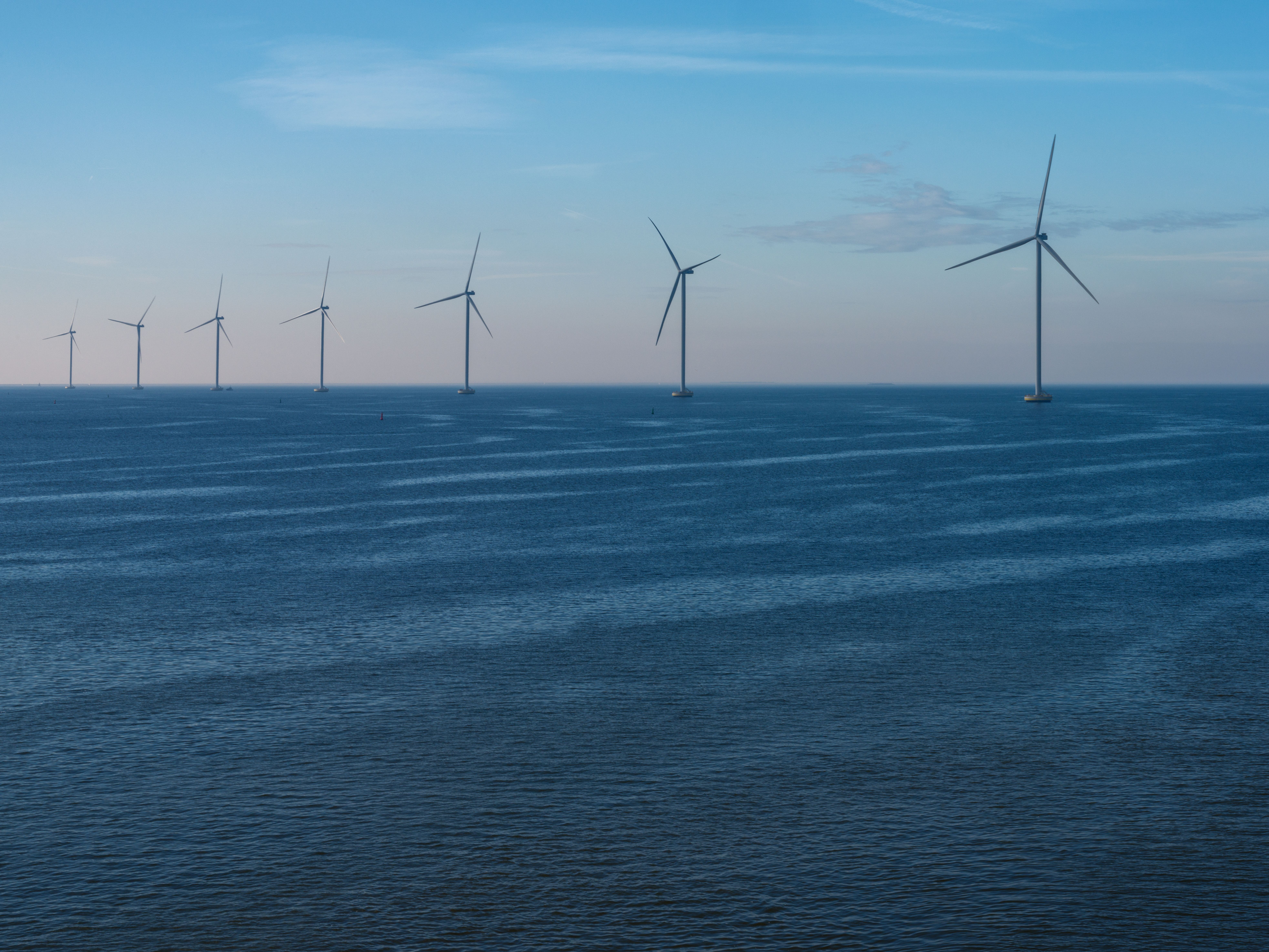 Offshore Wind Turbines in Flevoland, Netherlands · Free Stock Photo