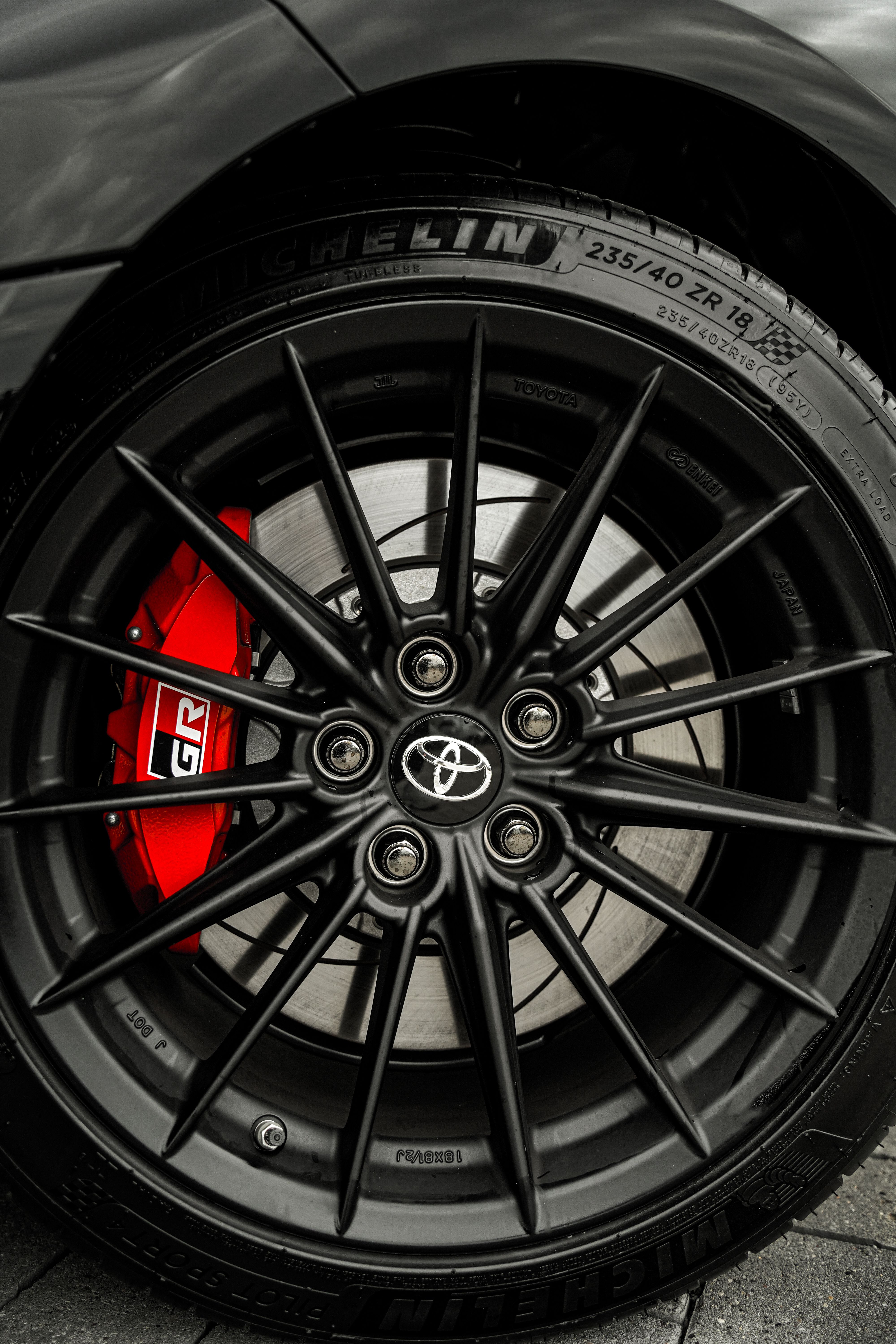 Close-up of BMW Car Wheel with Chrome Rims · Free Stock Photo