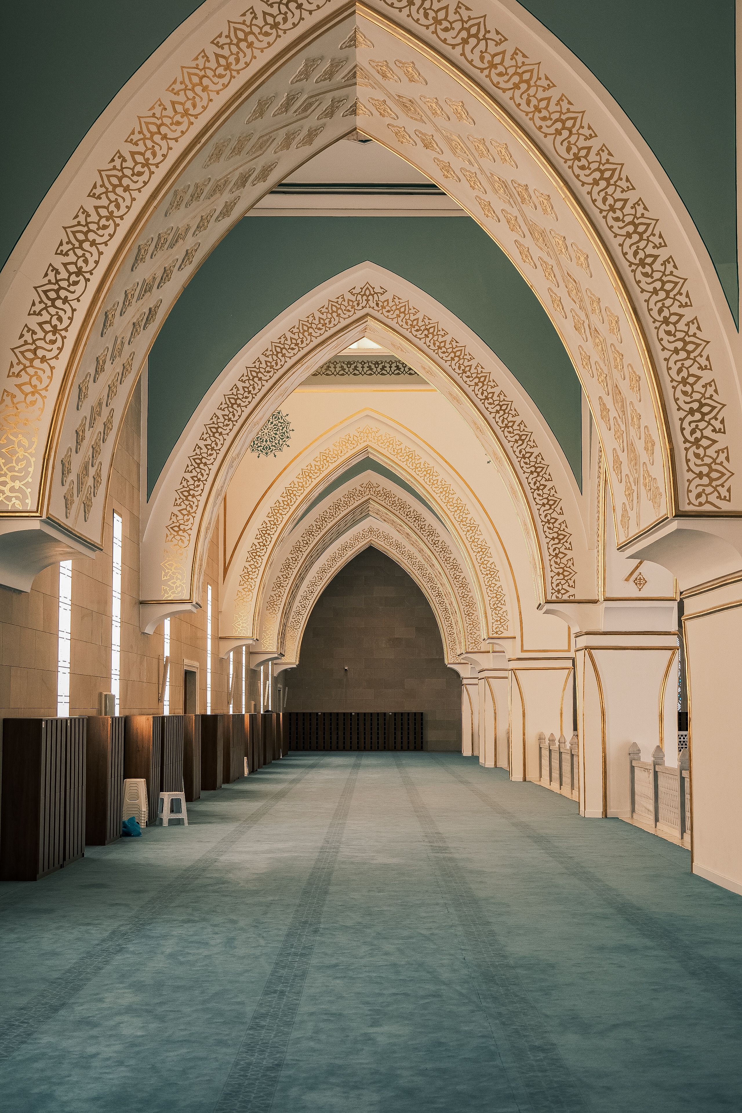 Arched Window in Cologne Central Mosque · Free Stock Photo