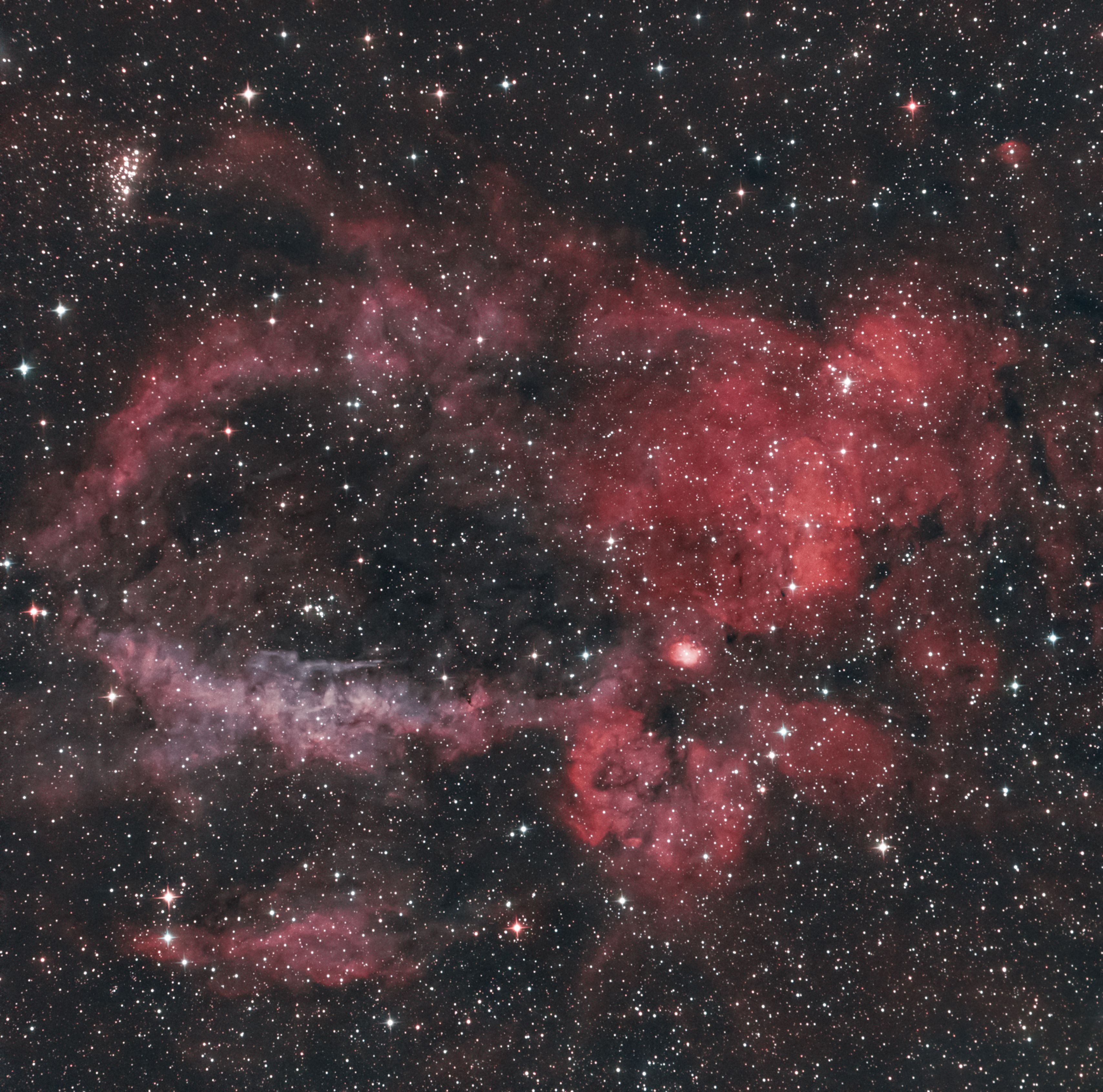 Stunning View of the Nebula in Starry Night Sky · Free Stock Photo