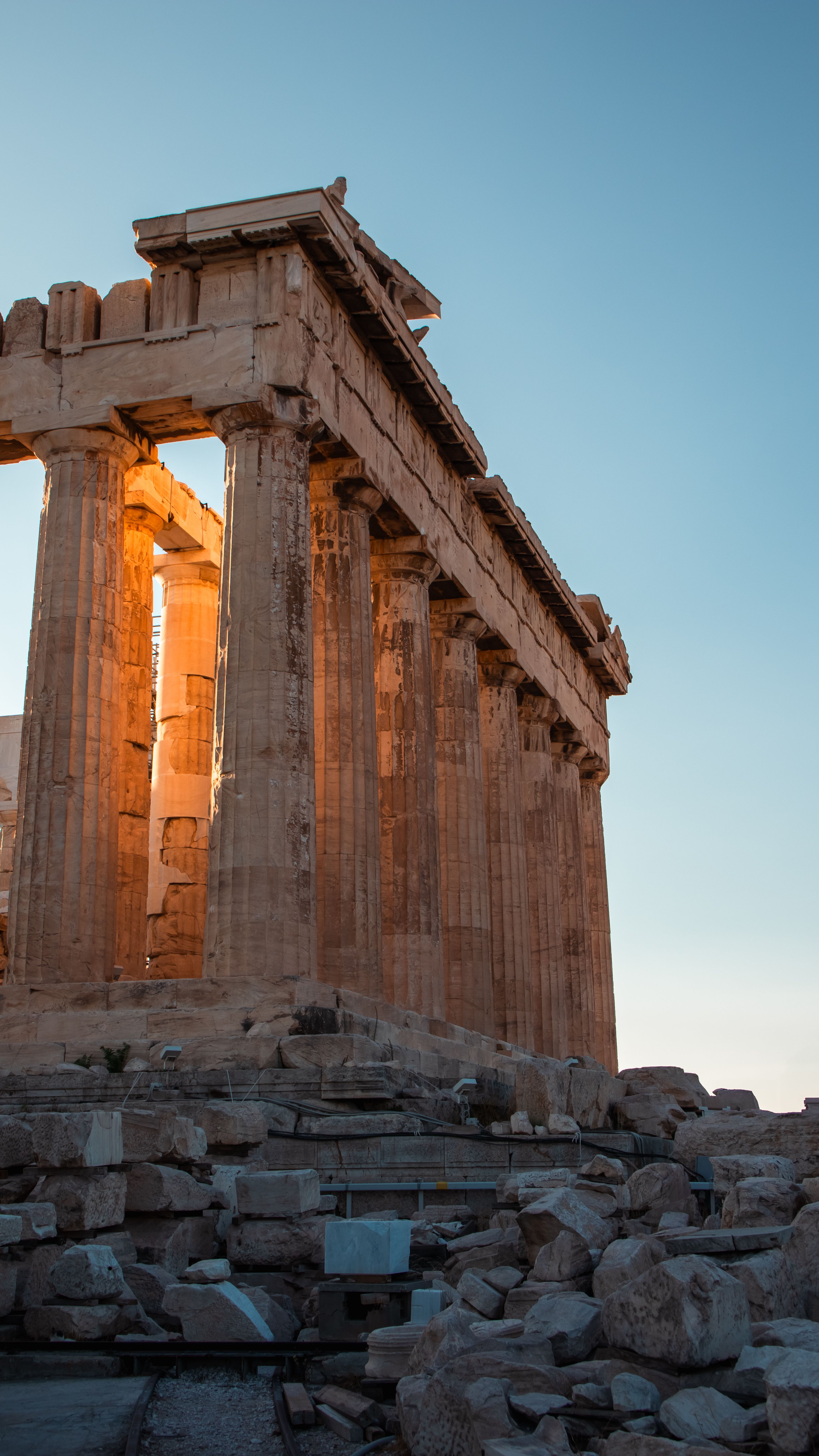 Parthenon in Athens at Golden Hour · Free Stock Photo