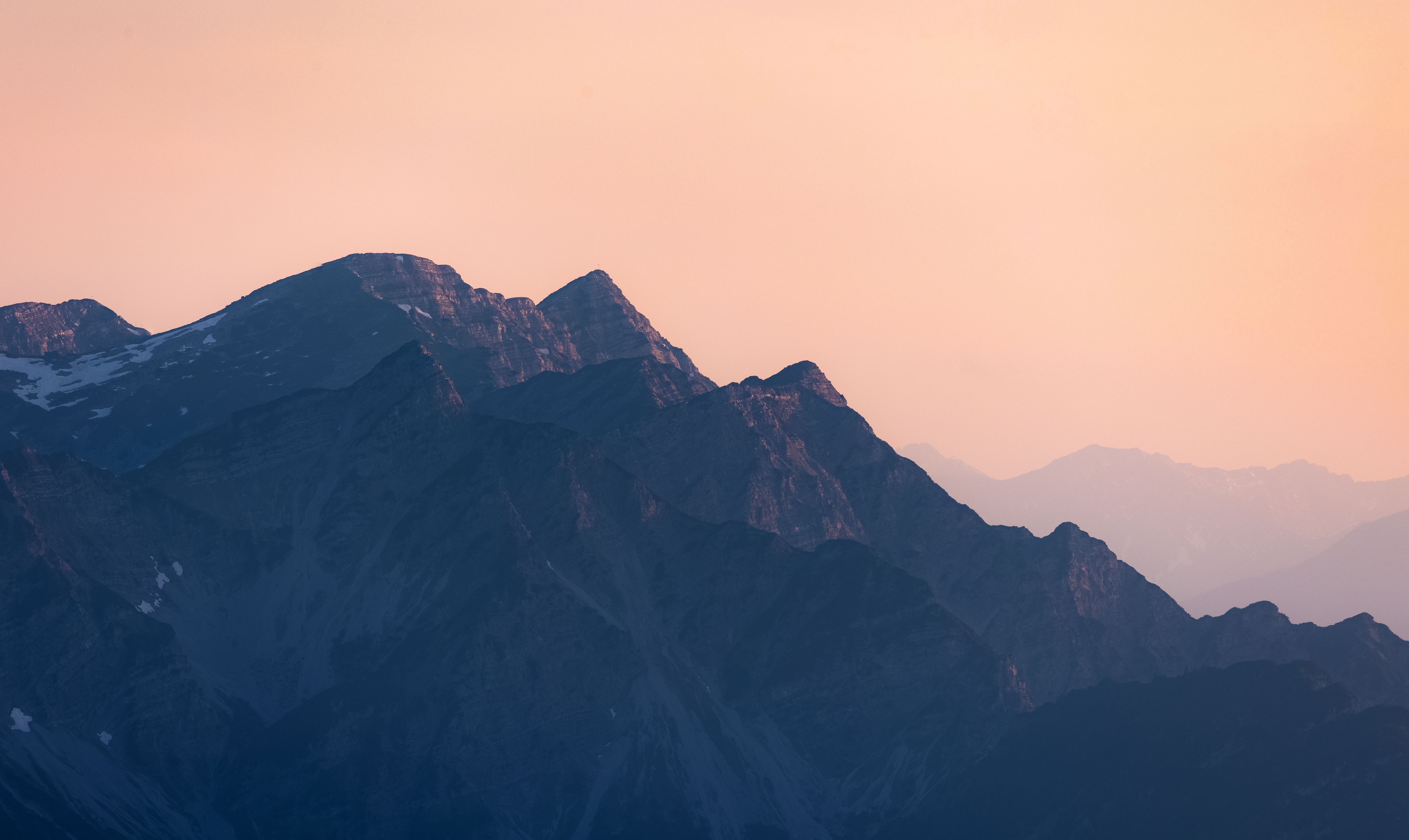 Majestic Alpine Mountains at Sunset in Bavaria · Free Stock Photo