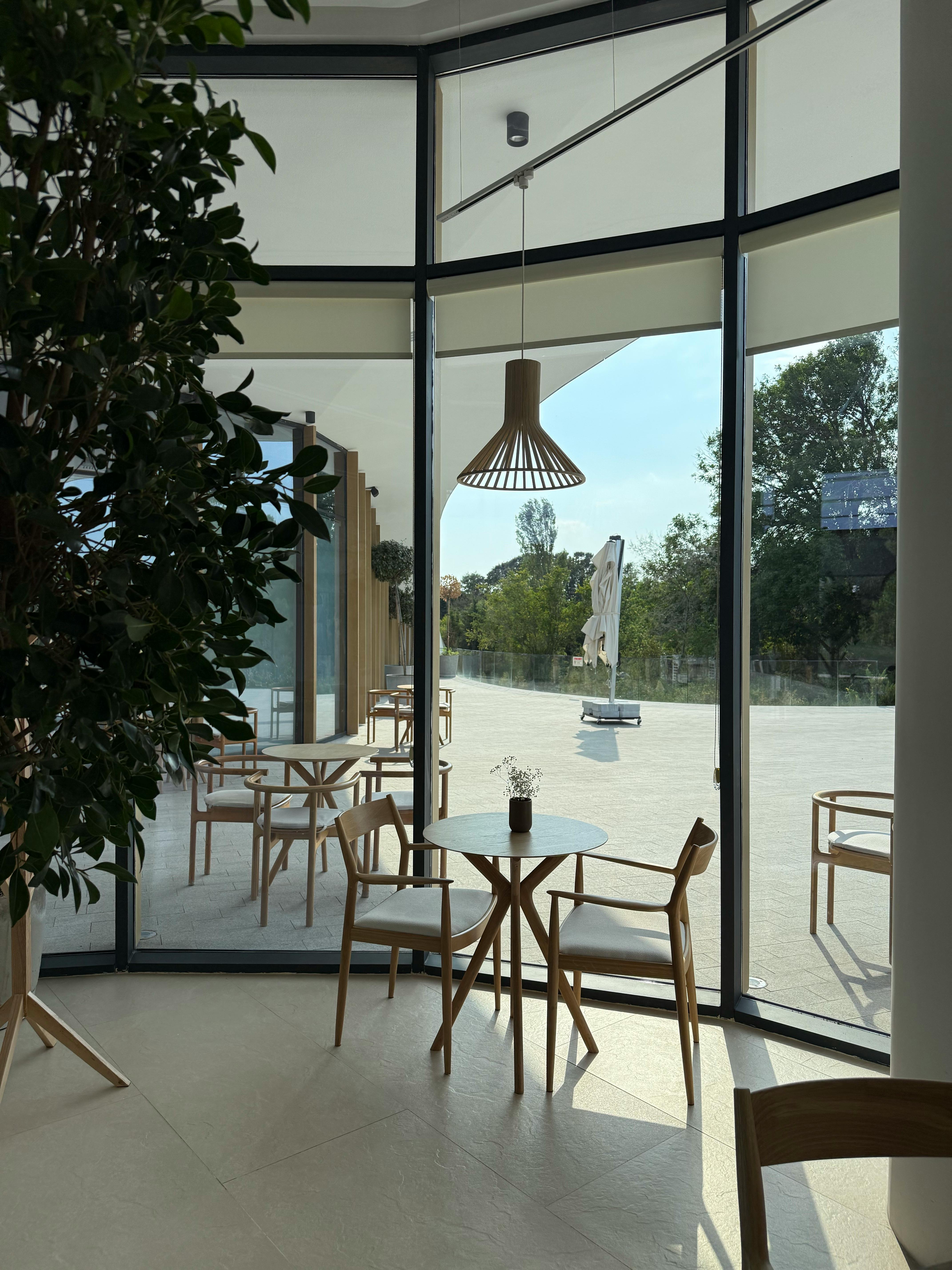 Modern Minimalist Cafe Interior Design · Free Stock Photo