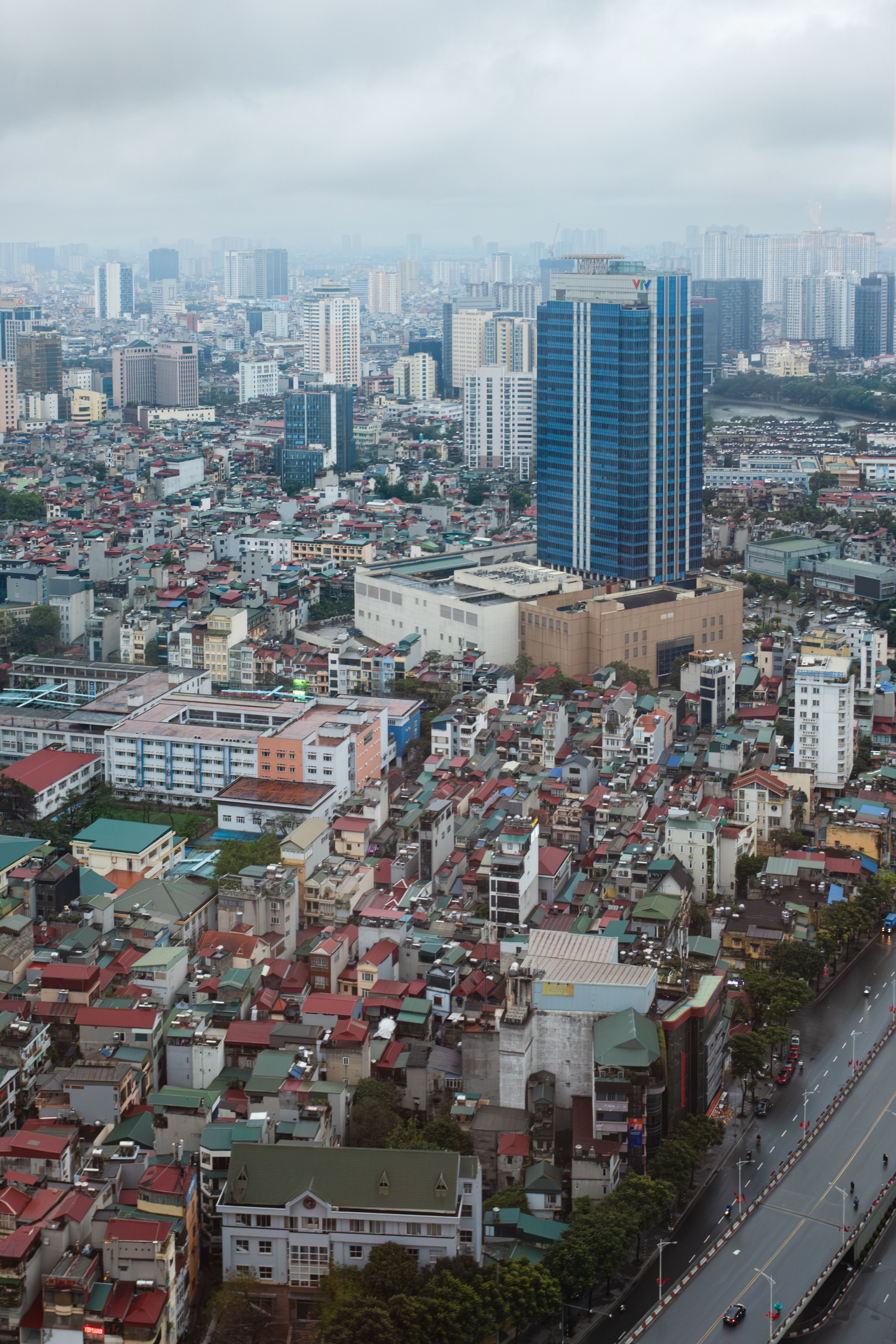 Aerial View of City Buildings · Free Stock Photo