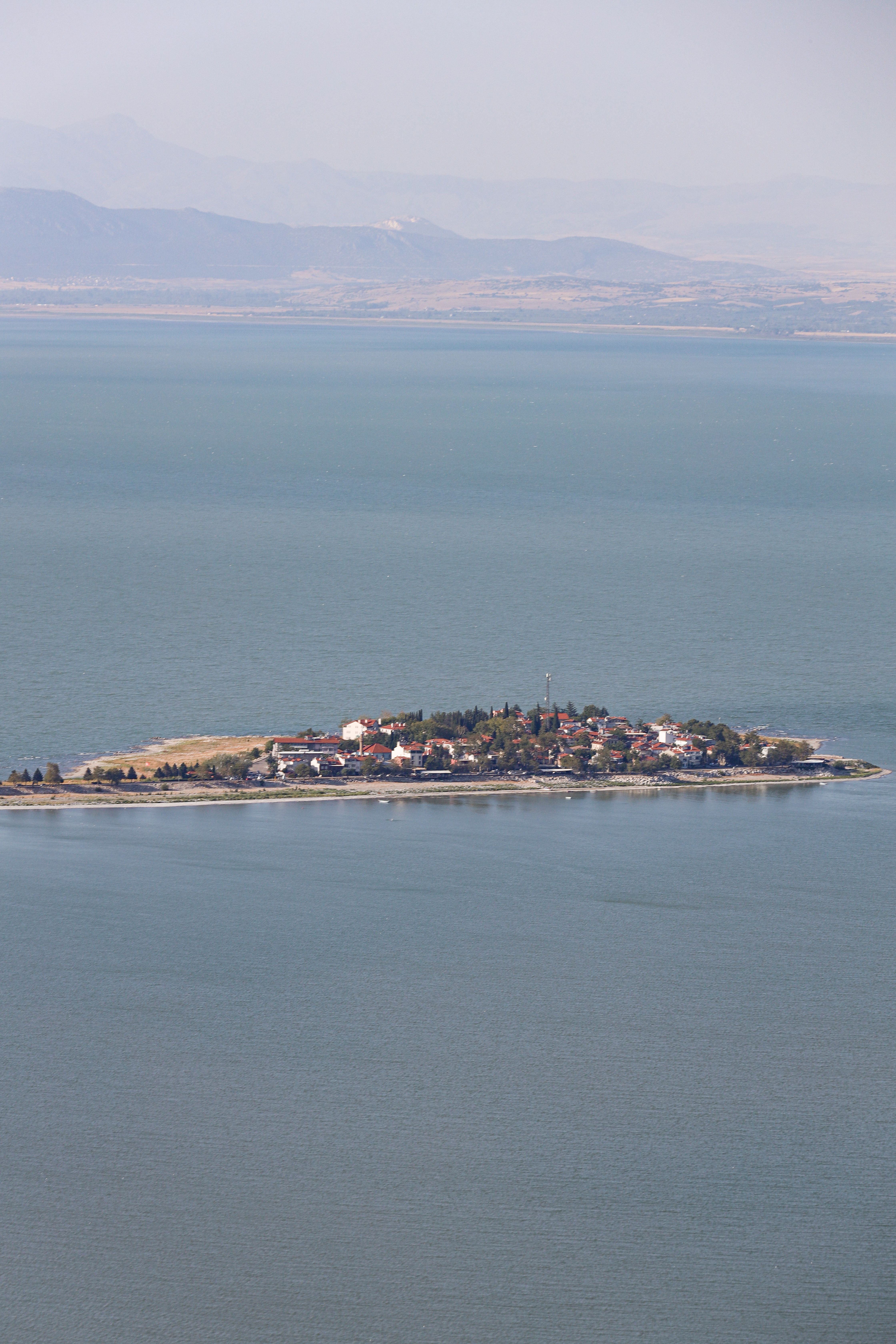 Aerial View of Remote Island in Tranquil Waters · Free Stock Photo