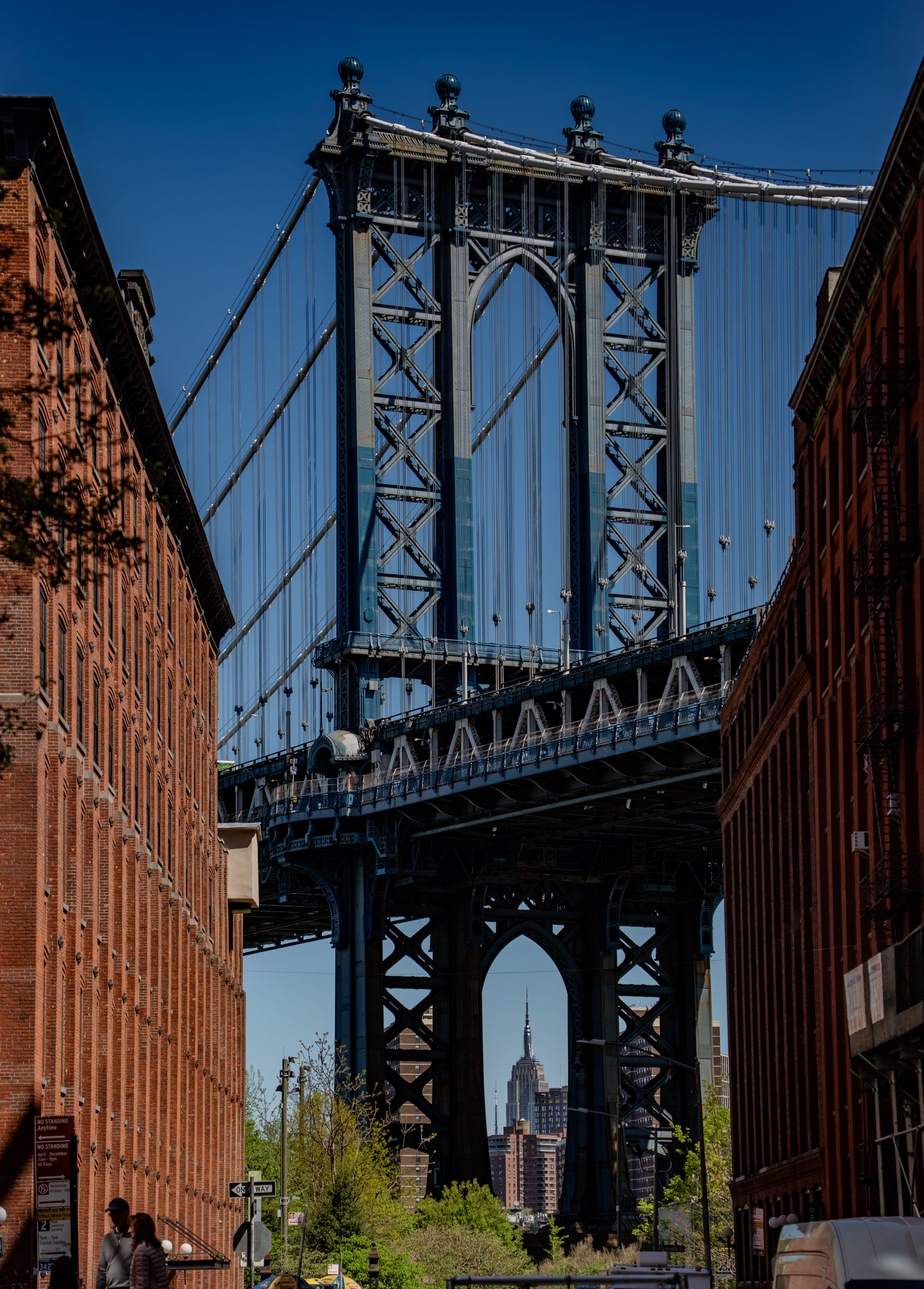 Iconic View of Manhattan Bridge from DUMBO · Free Stock Photo