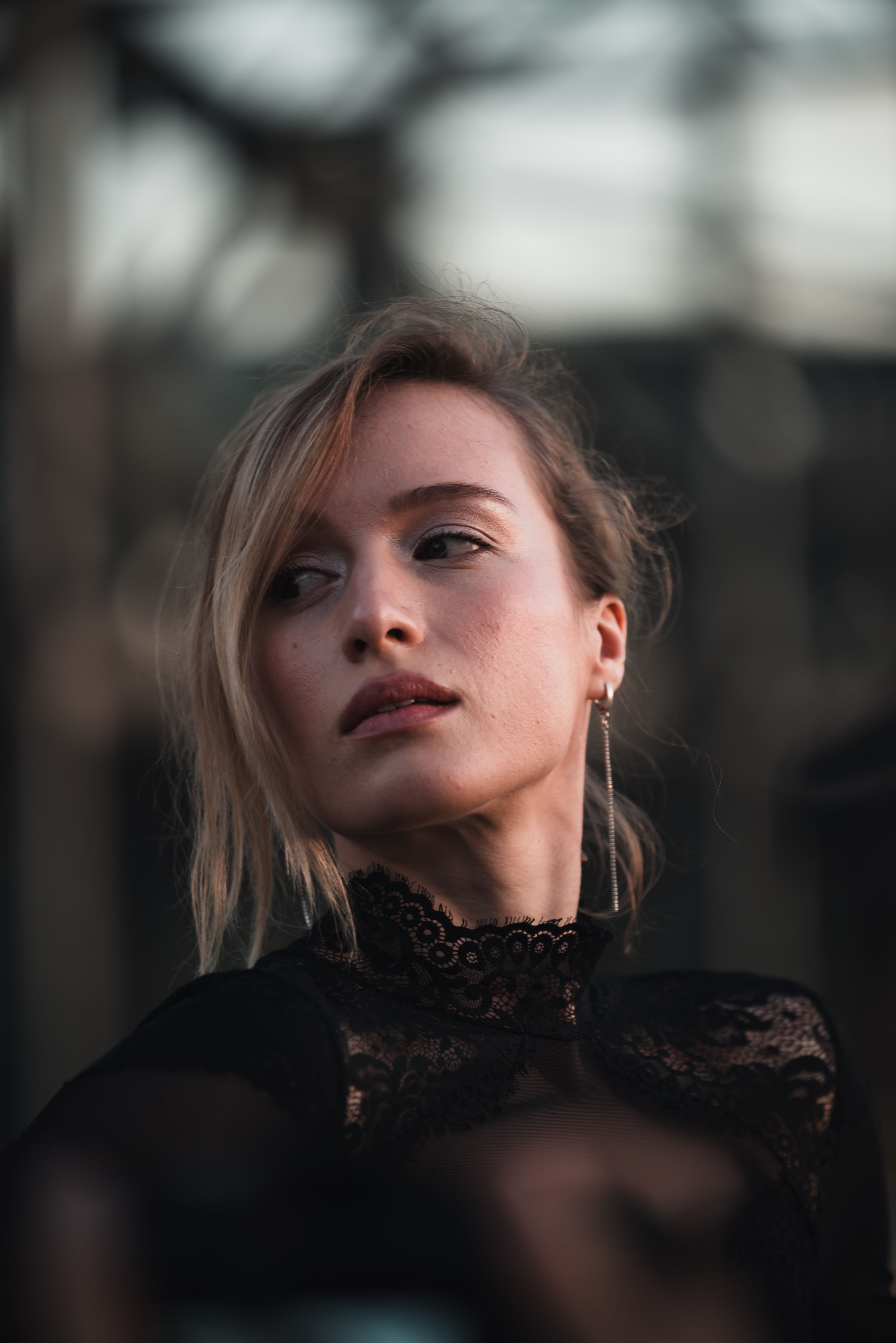 Selective Focus Portrait Photo of Woman Posing · Free Stock Photo