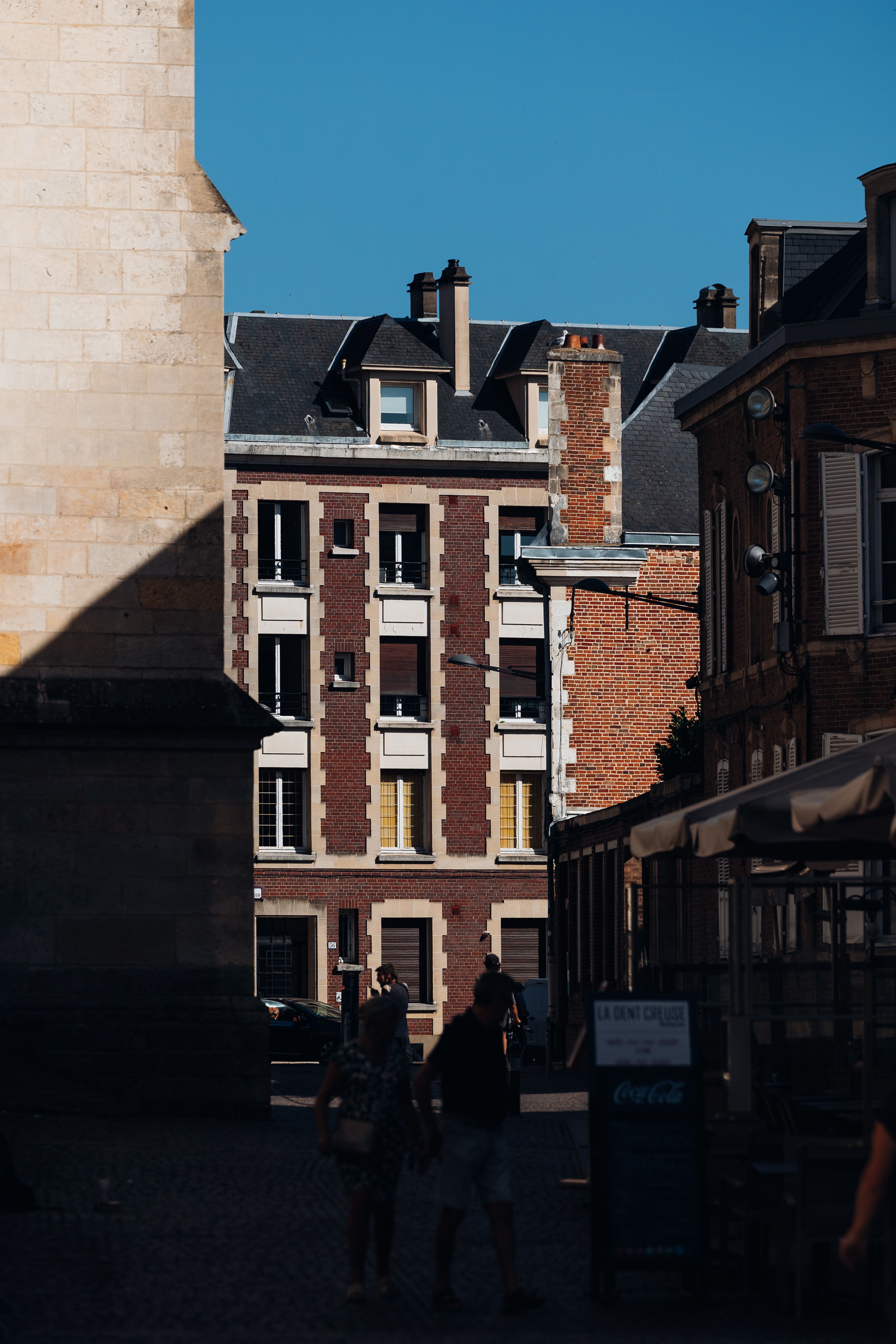 Charming Amiens Street Scene with Historical Architecture · Free Stock ...