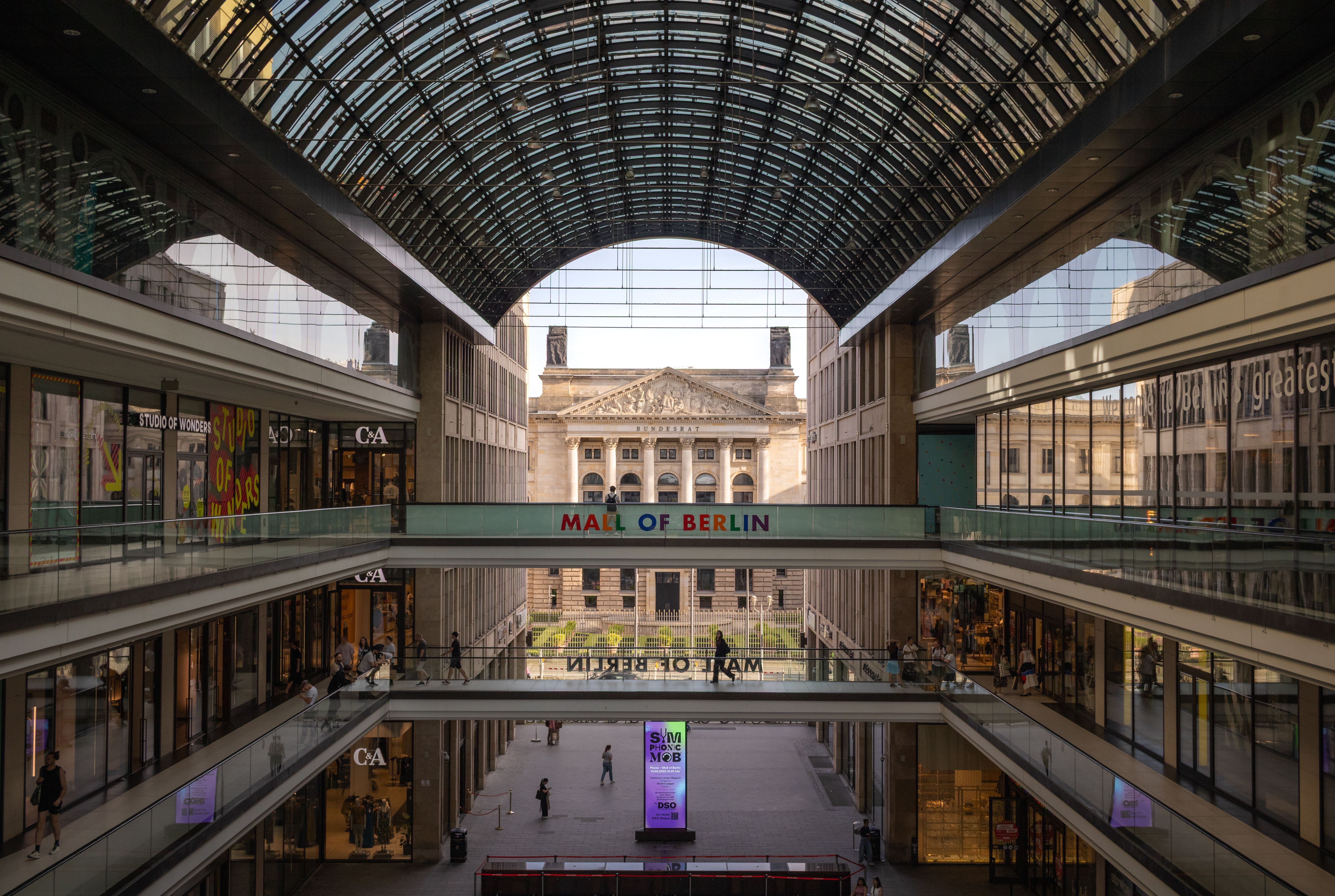 Bright Interior View of Berlin Shopping Mall · Free Stock Photo