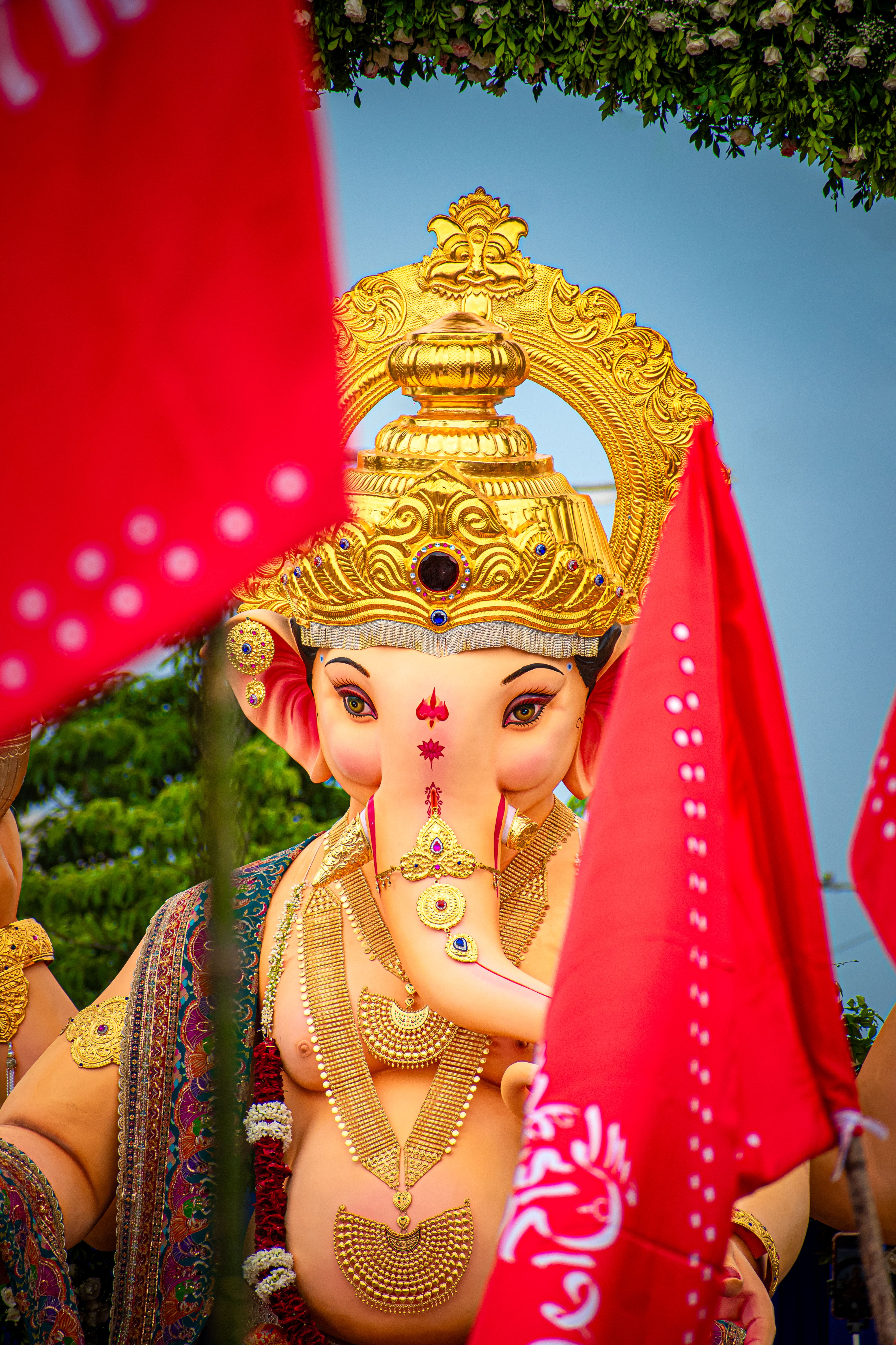 Colorful Ganesh Chaturthi Celebration in Vadodara · Free Stock Photo