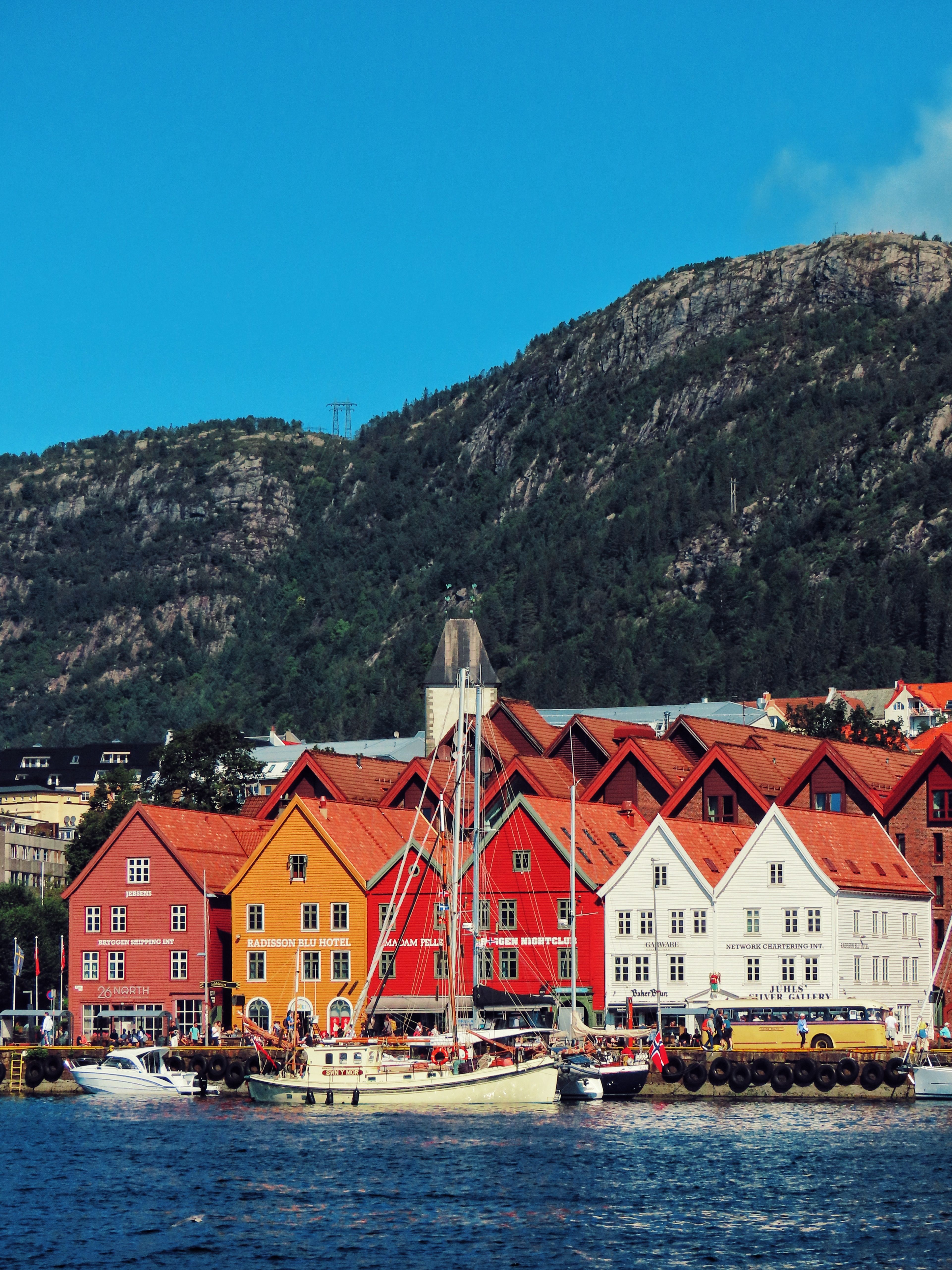 Colorful Wooden Houses in Bergen, Norway · Free Stock Photo