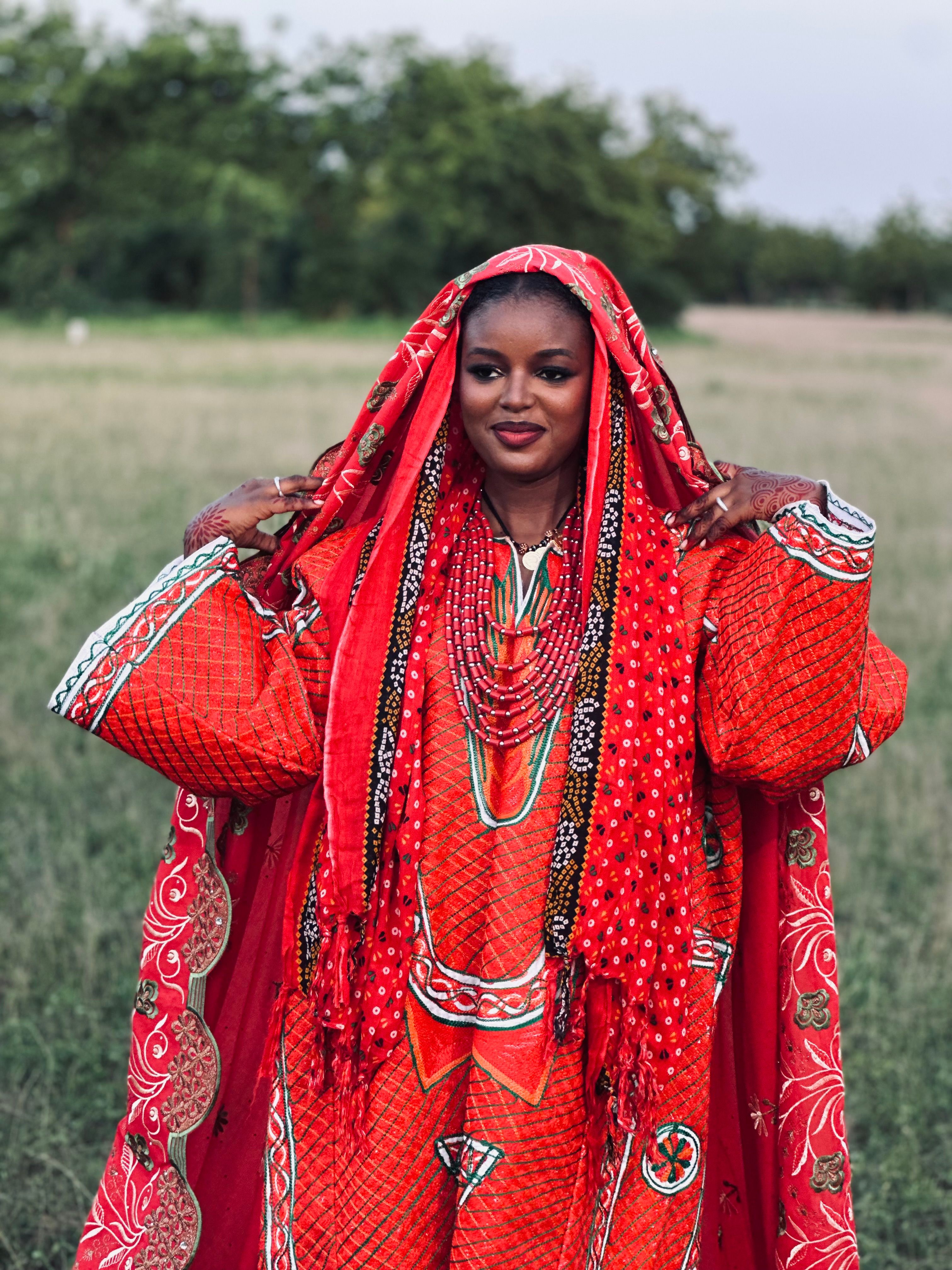 Kanuri Bride in Traditional Nigerian Attire · Free Stock Photo