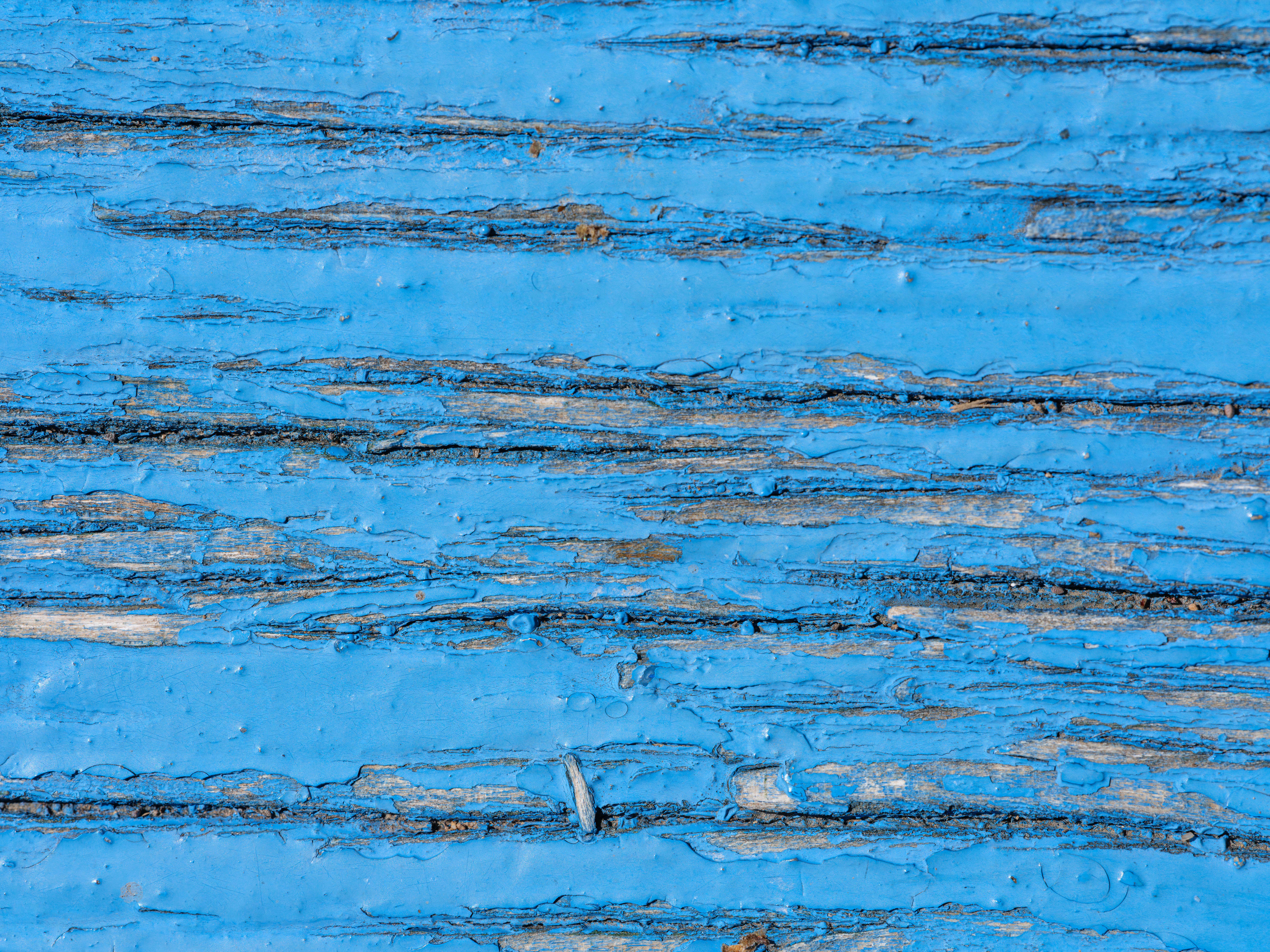 Weathered Blue Painted Wooden Texture · Free Stock Photo