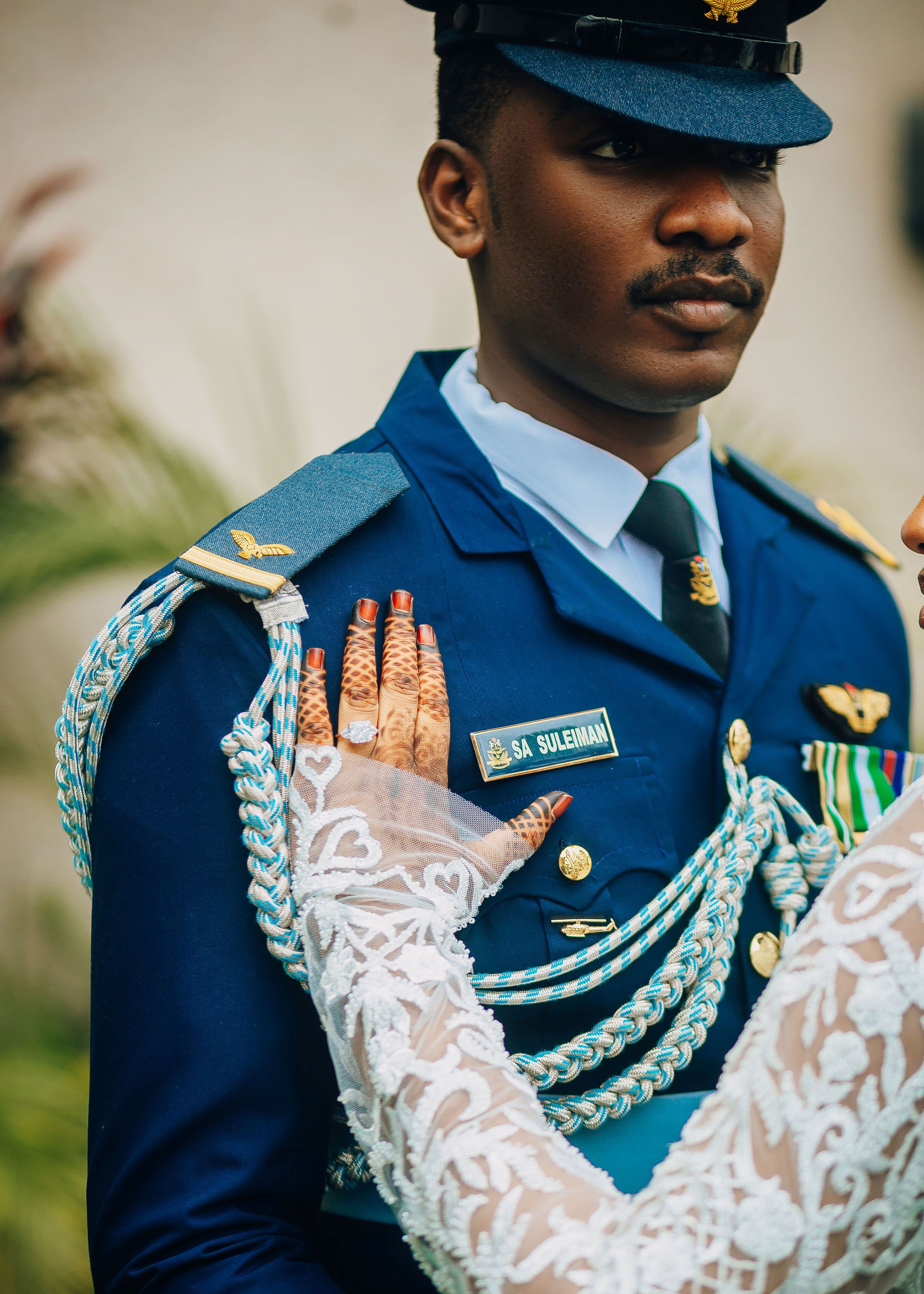 Nigerian Military Officer in Formal Uniform · Free Stock Photo