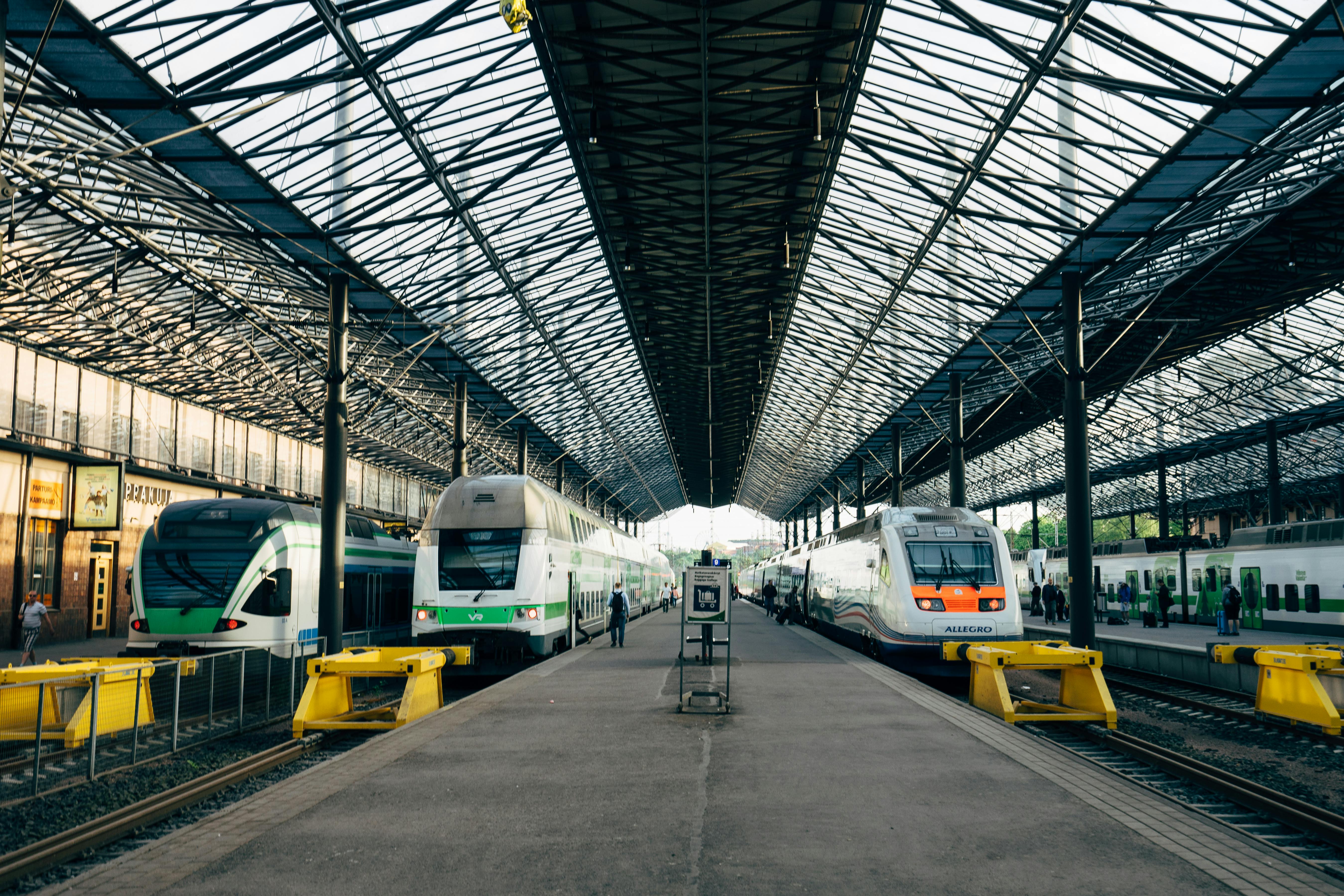 Trains on the Station · Free Stock Photo