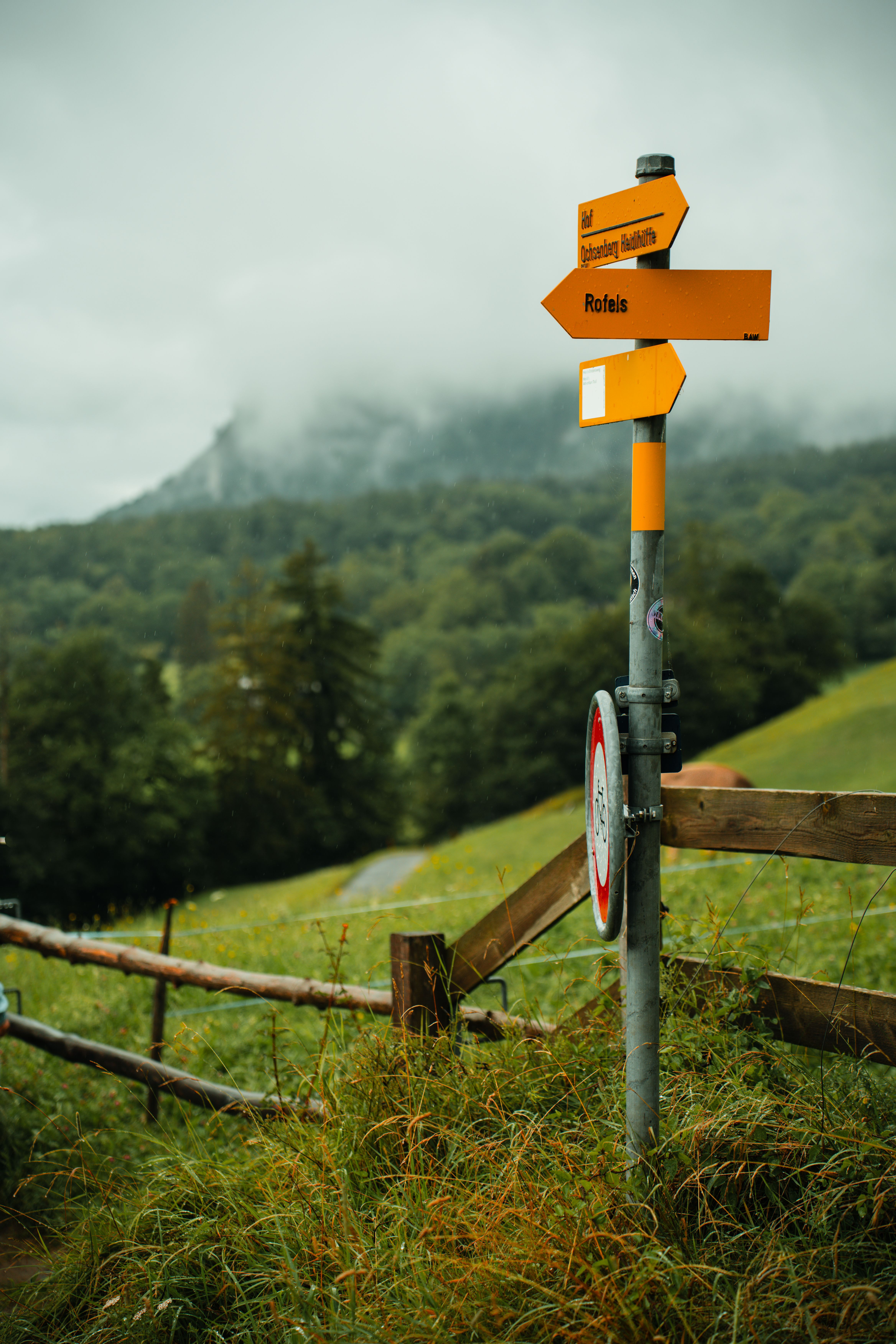 Brown Wooden Arrow Signed · Free Stock Photo