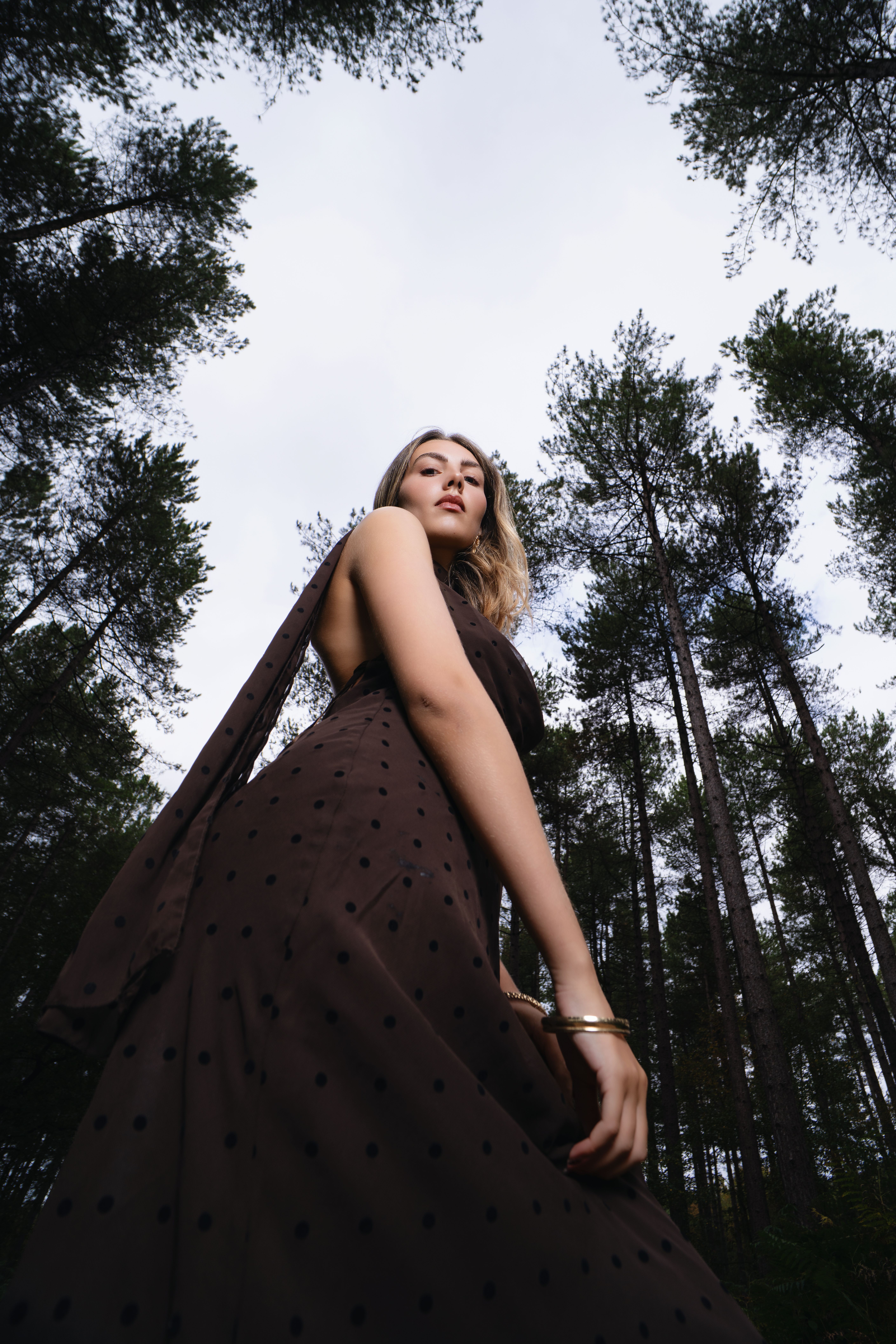 Elegant Fashion Portrait in London Forest · Free Stock Photo