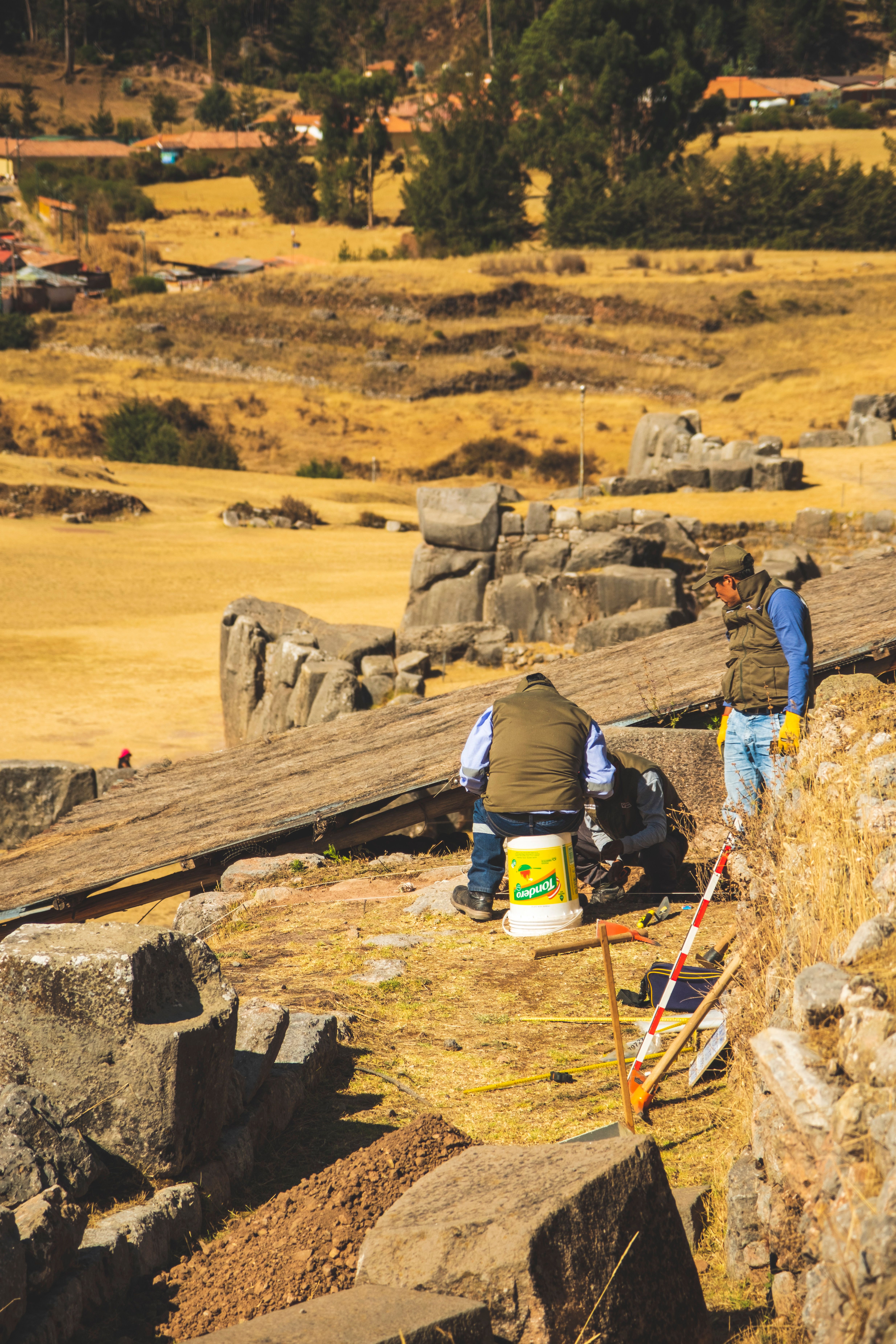 Archaeologists Restoring Ruins in Cuzco, Peru · Free Stock Photo