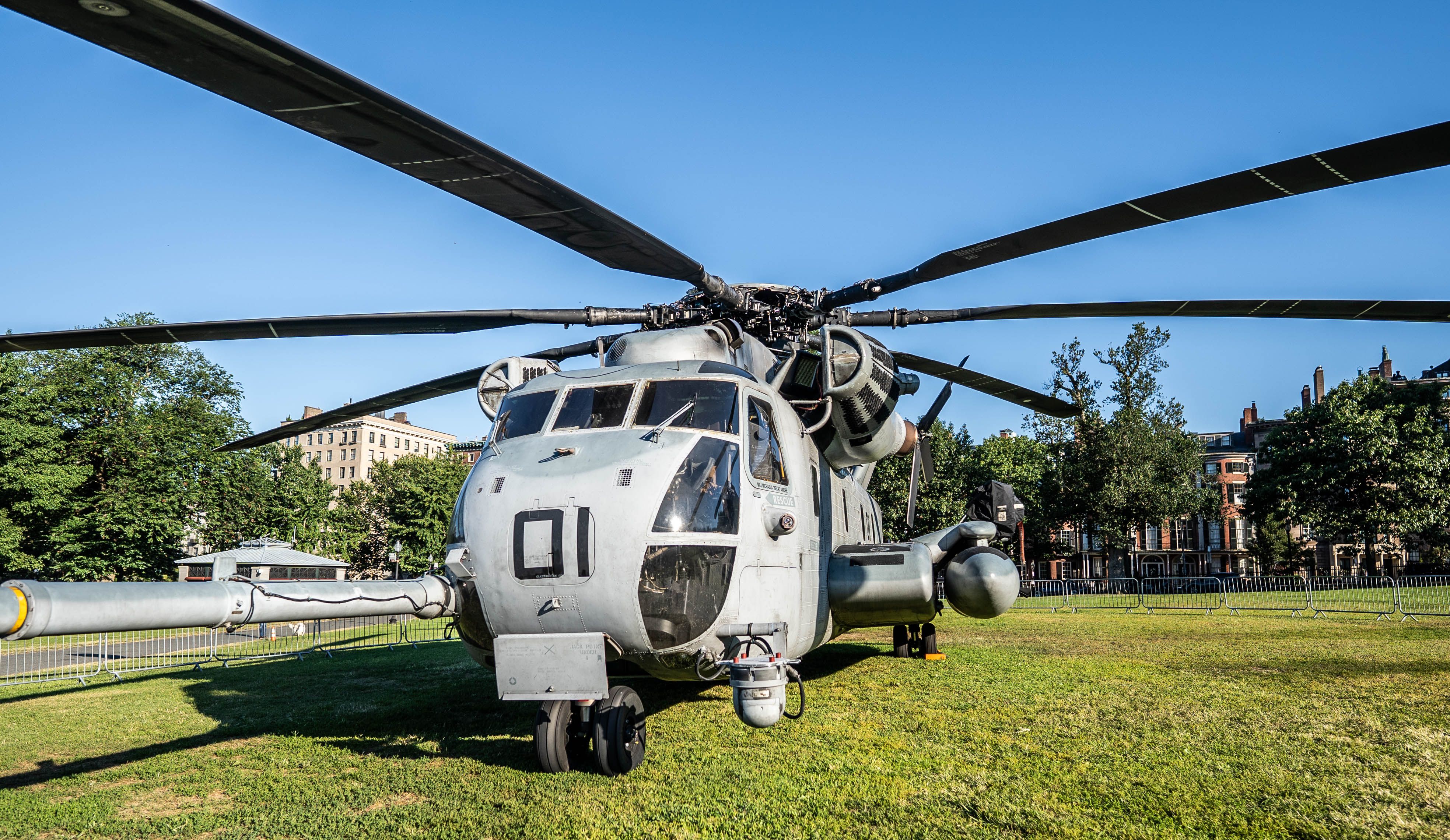 Helicopter parked in a Heliport · Free Stock Photo