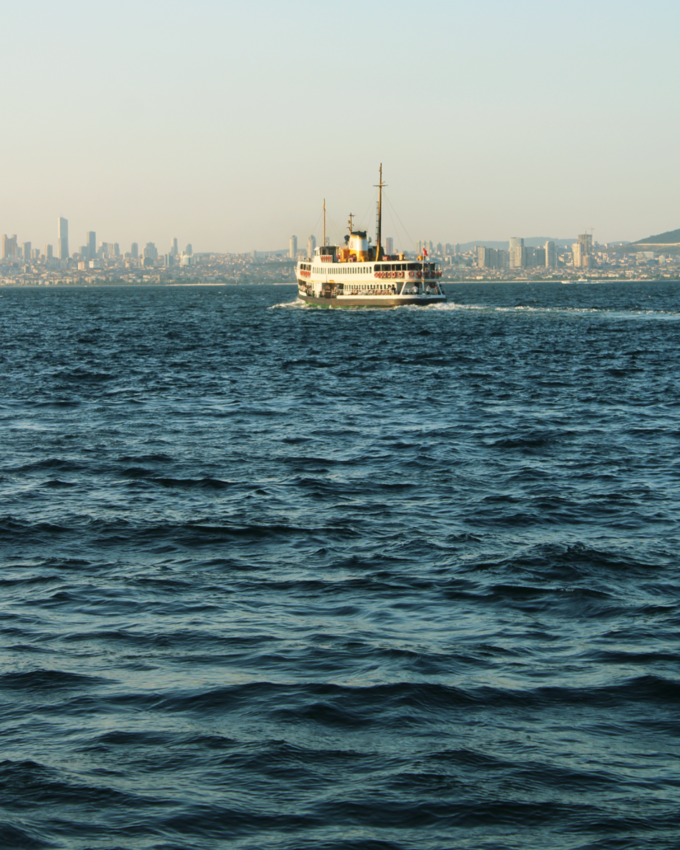 Istanbul Ferry Sailing on the Bosphorus · Free Stock Photo