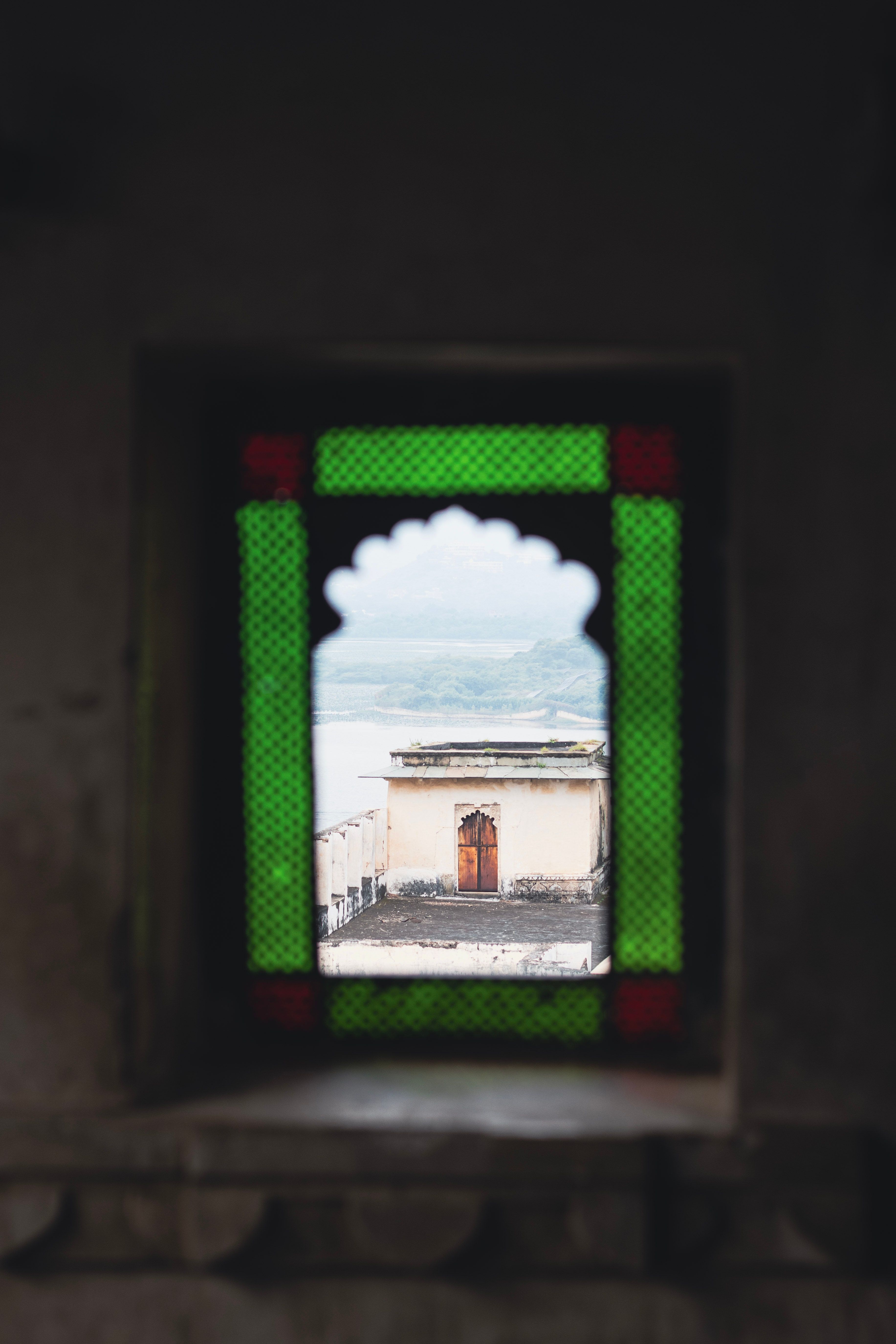 Framed View of Udaipur Palace Window · Free Stock Photo