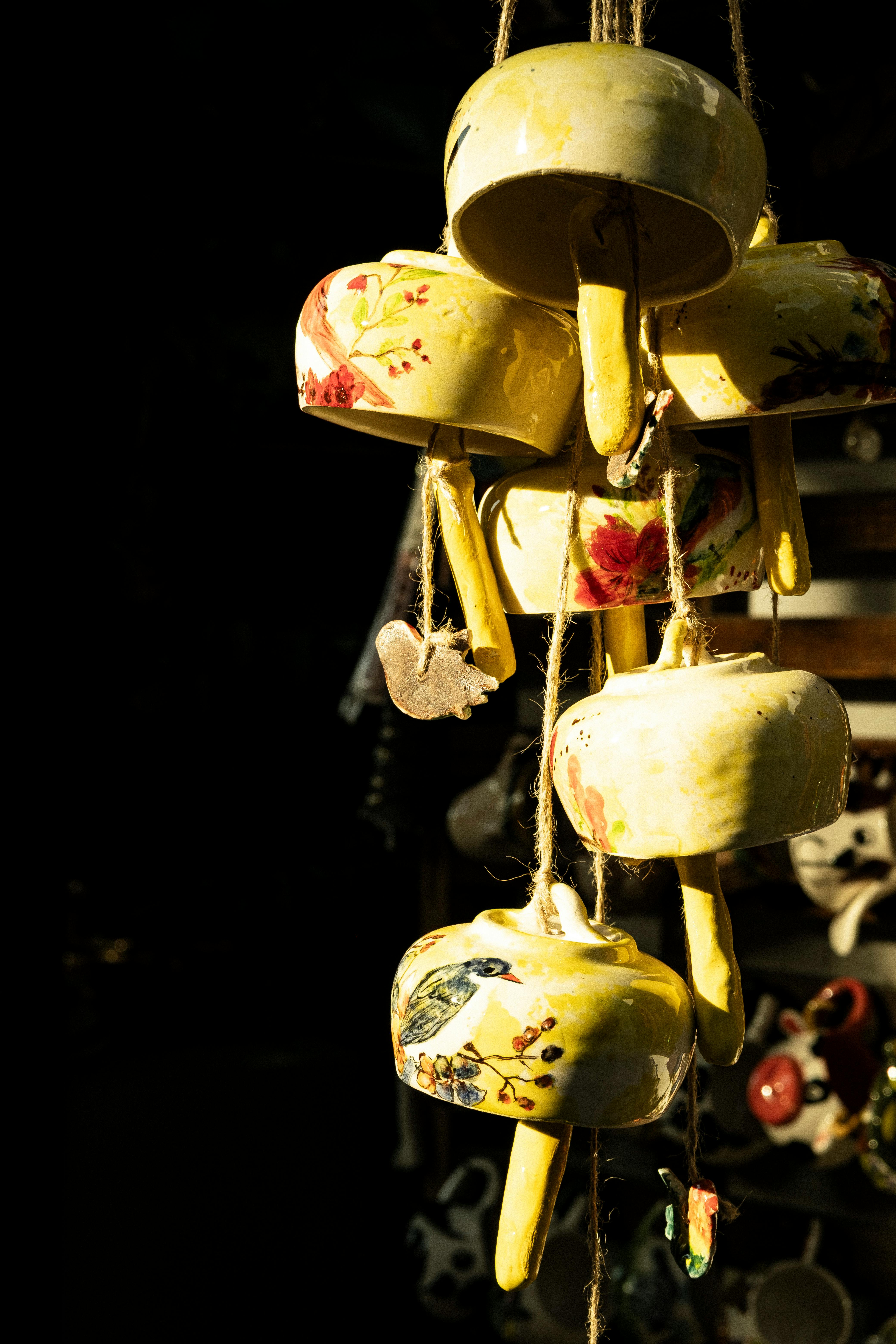 Free Colorful ceramic bells hang in Eskişehir's historic bazaar ...