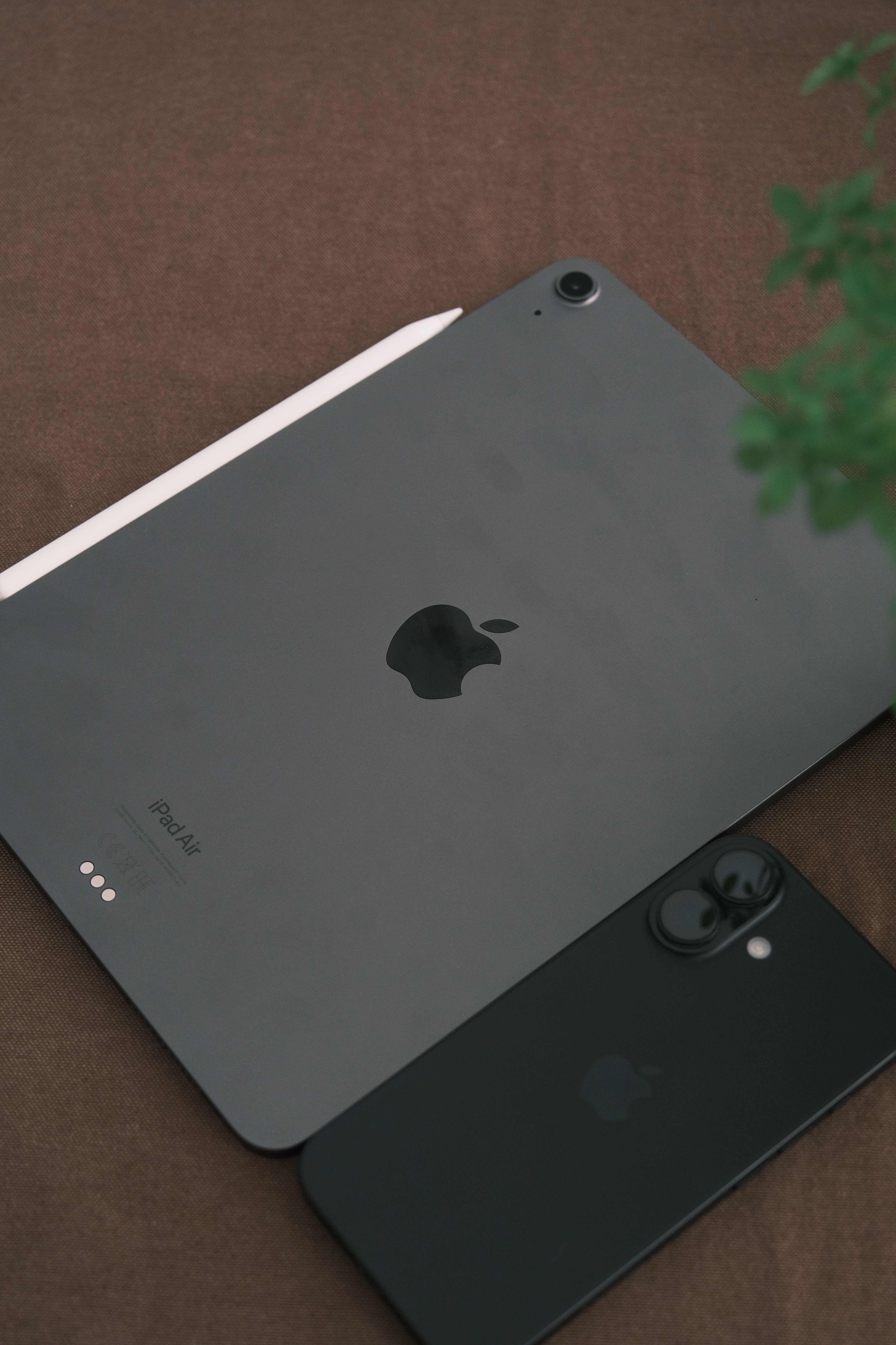 Minimalist Tech Setup with Tablet and Phone · Free Stock Photo
